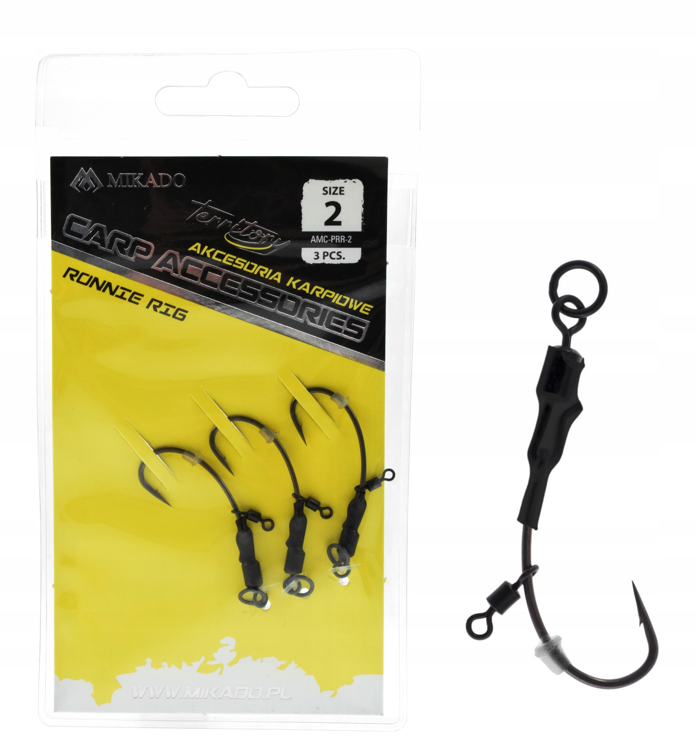 PRZYPONY KARPIOWE GOTOWE RONNIE RIG NR 4 3 SZT - 10535150773 - Allegro
