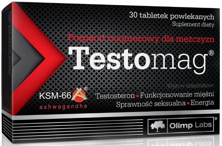 OLIMP Testomag magnez testosteron 30 tab. (5901330049934) • Cena ...
