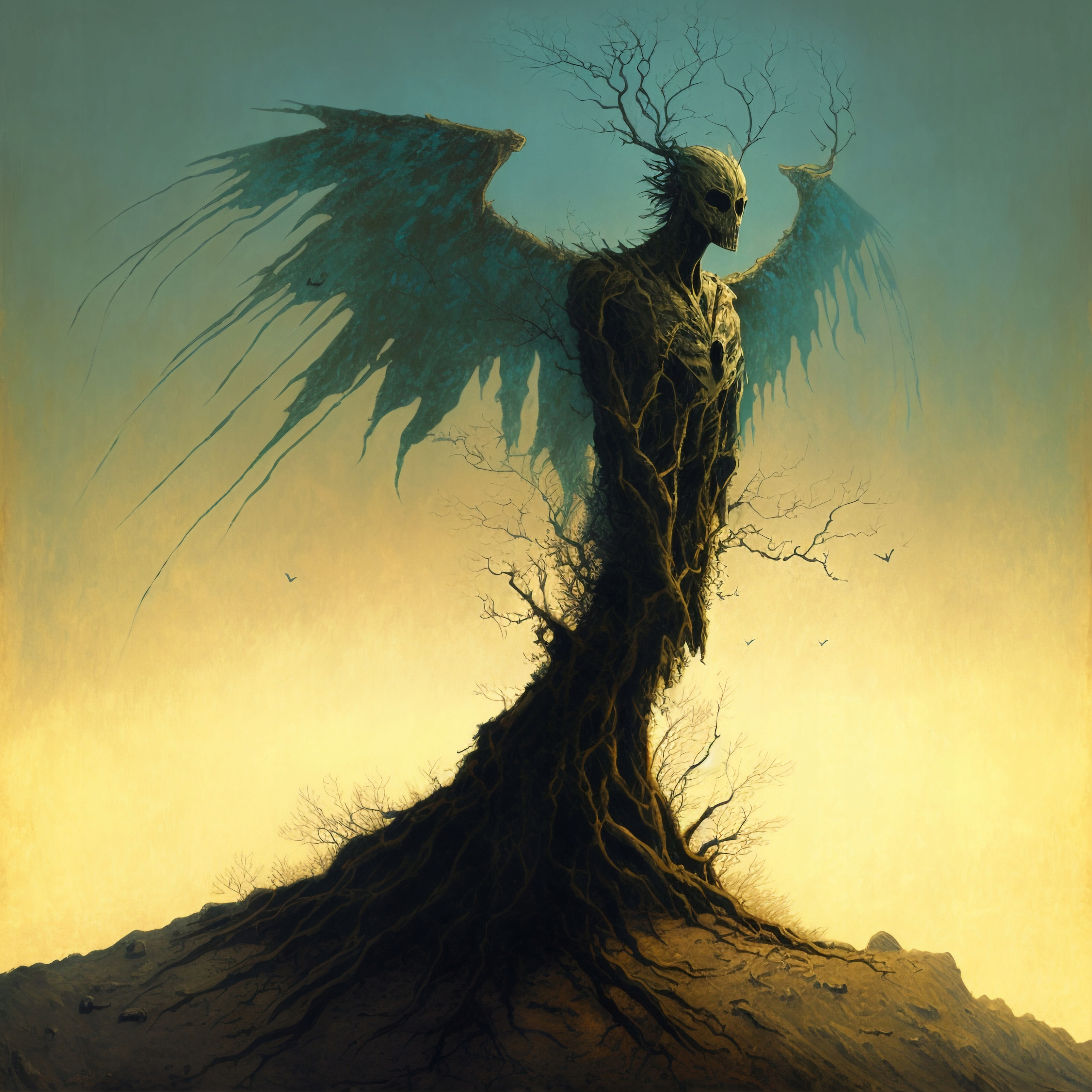 Obraz Zdzisław Beksiński style (Różne wzory) 13164157003 - Allegro.pl