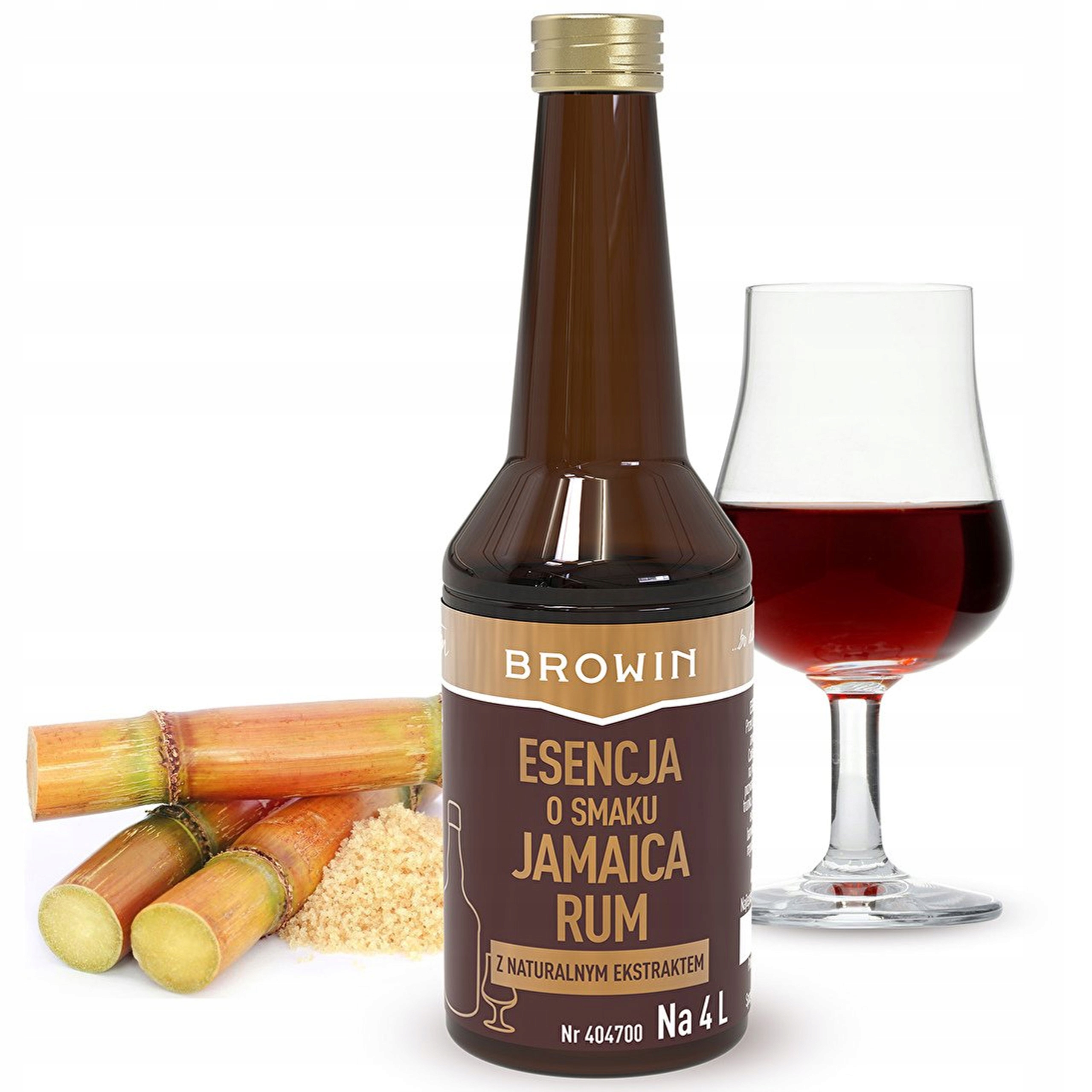 ESENCJA ZAPRAWKA JAMAICA RUM CIEMNY na 4L BIOWIN 13529198046 - Allegro.pl