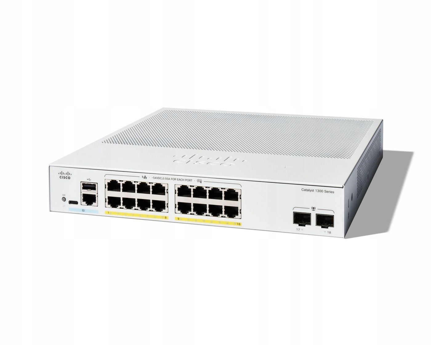 CISCO Catalyst 1300 16-port GE Full PoE 2x1G SFP - Sklep, Opinie, Cena ...