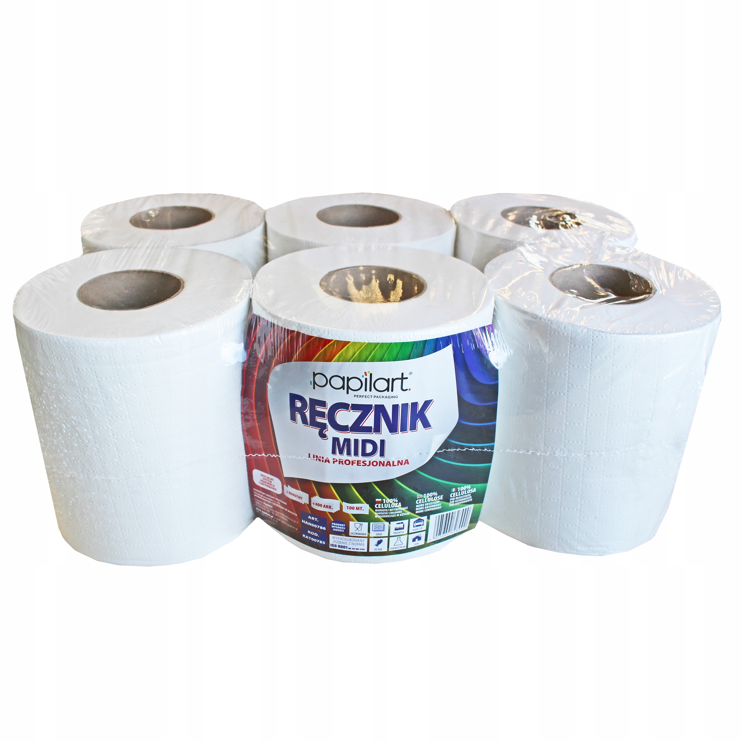 Ręcznik papierowy Czyściwo celuloza 100 mb 6 szt. 12883047123 - Allegro.pl