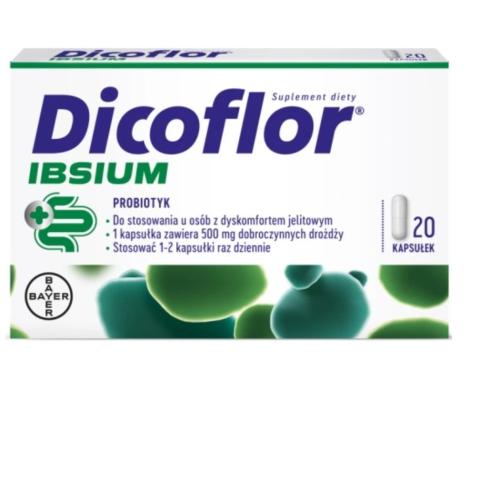 DICOFLOR Ibsium probiotyk Ibsium CNCM I-3856 20szt (5908229303504 ...