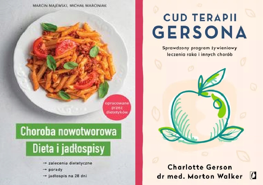 Choroba nowotworowa + Cud terapii Gersona (13471092538) | Książka Allegro