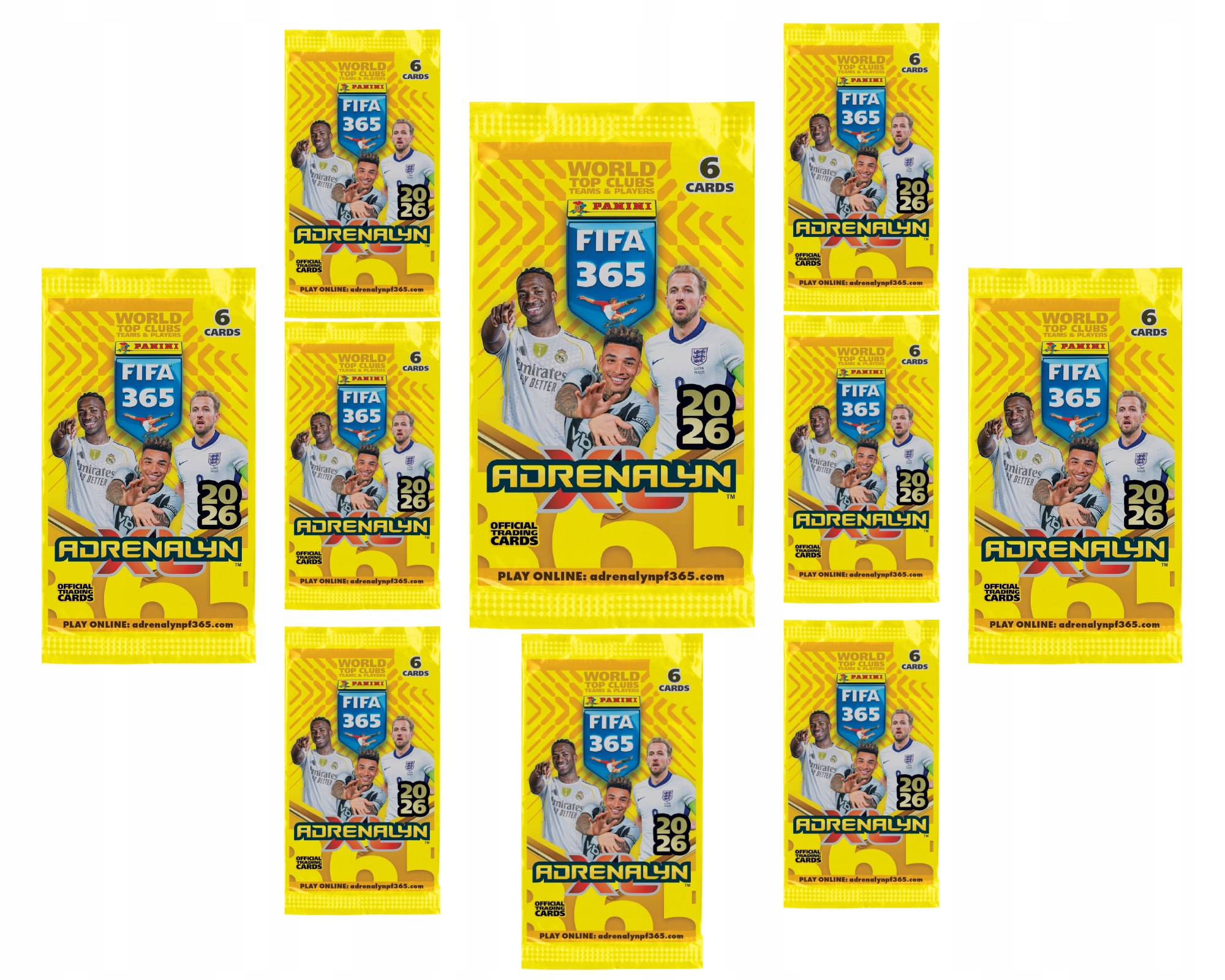 Tasakok 10 db FIFA 365 2026 Adrenalyn Panini Labdarúgó kártyák Album za 5470.00HUF-ért - Allegro