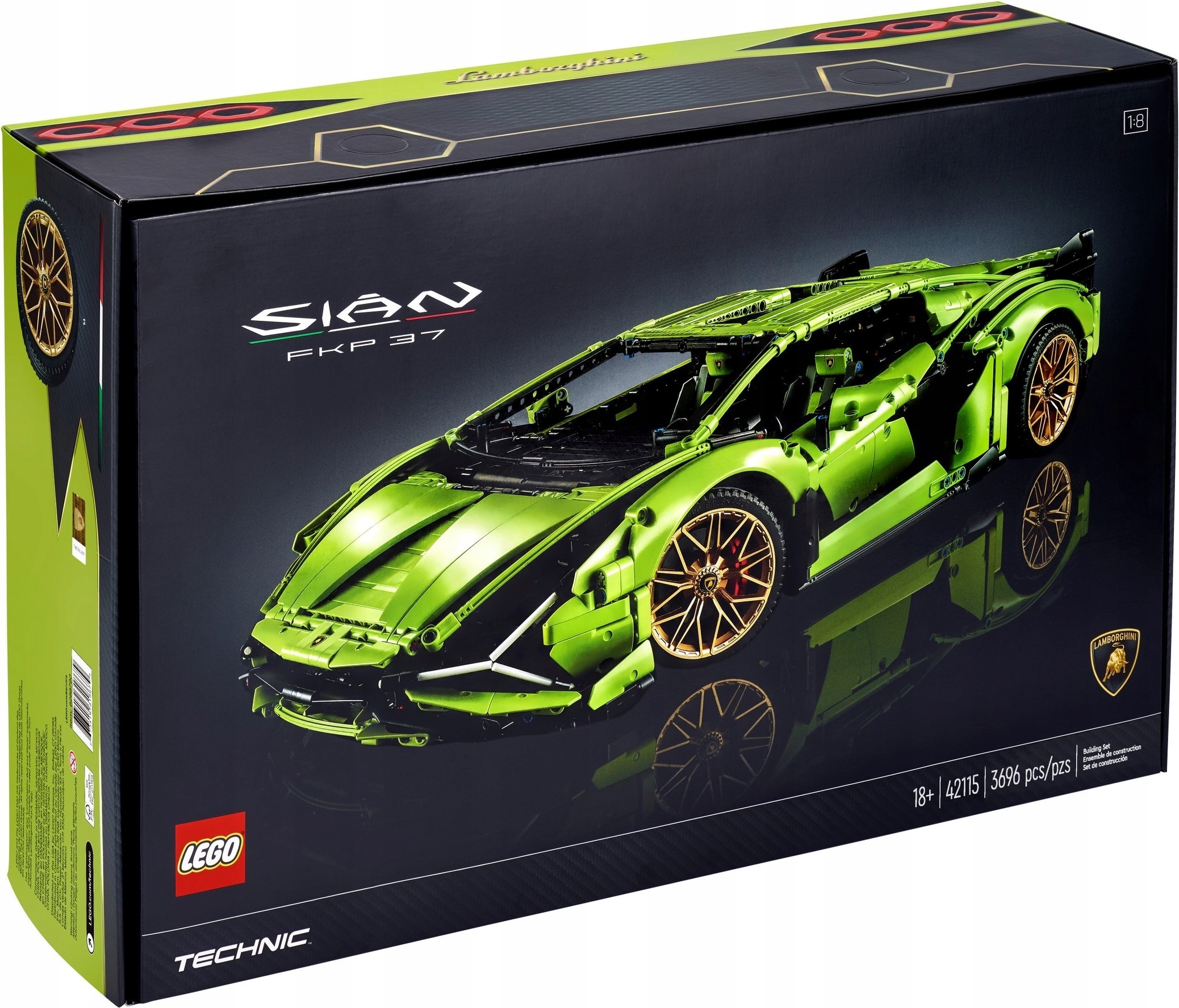 LEGO Technic 42115 Lamborghini Sián FKP 37 (5702016617535) • Cena ...