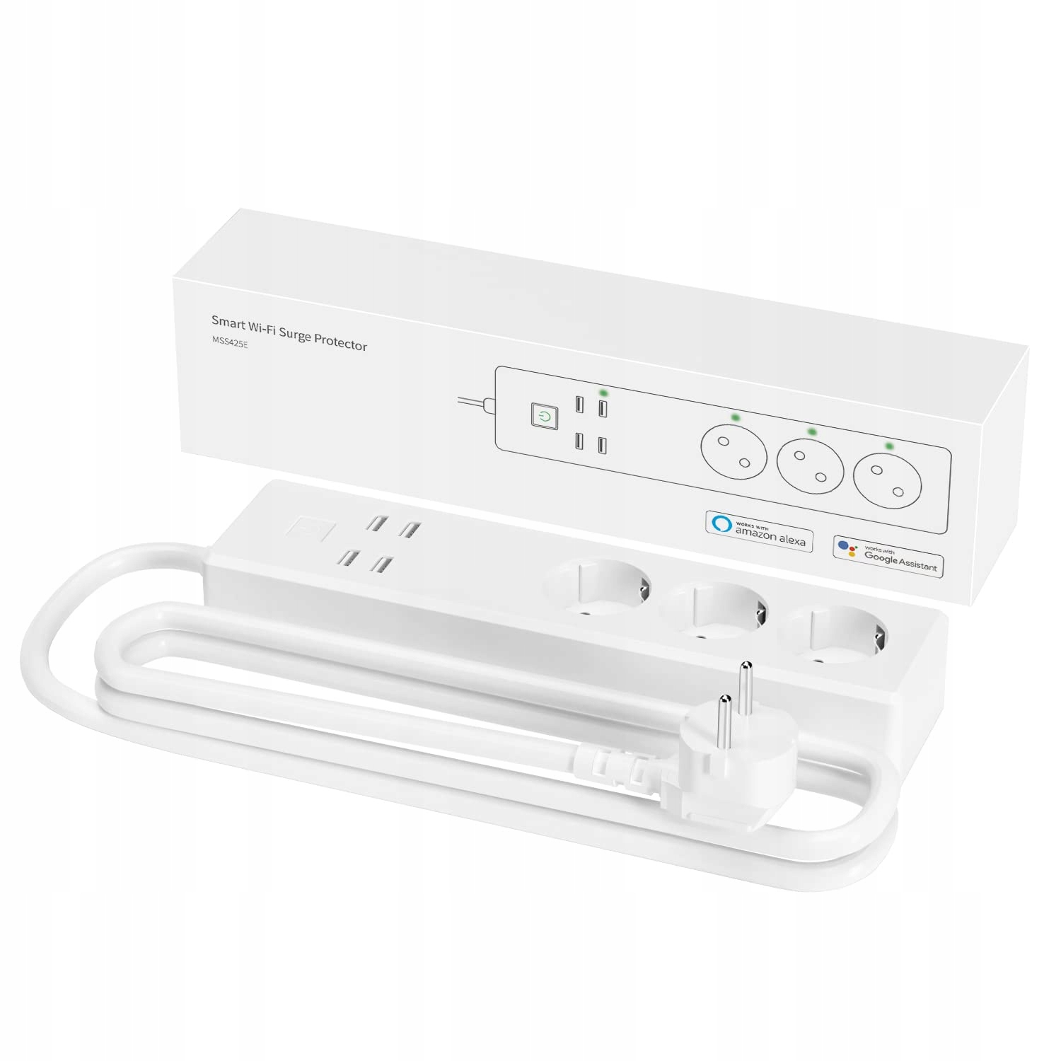 REFFOS Przedłużacz WiFi Sterowanie Głosem USB 7w1 (5906521228709 ...