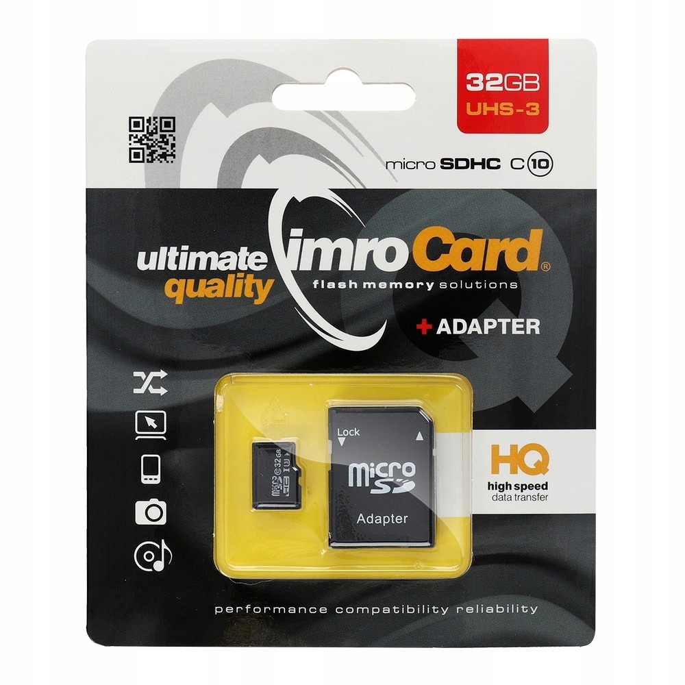 Karta pamięci SD IMRO MicroSD10/32G UHS-3 ADP 32 GB - porównaj ceny - Allegro.pl