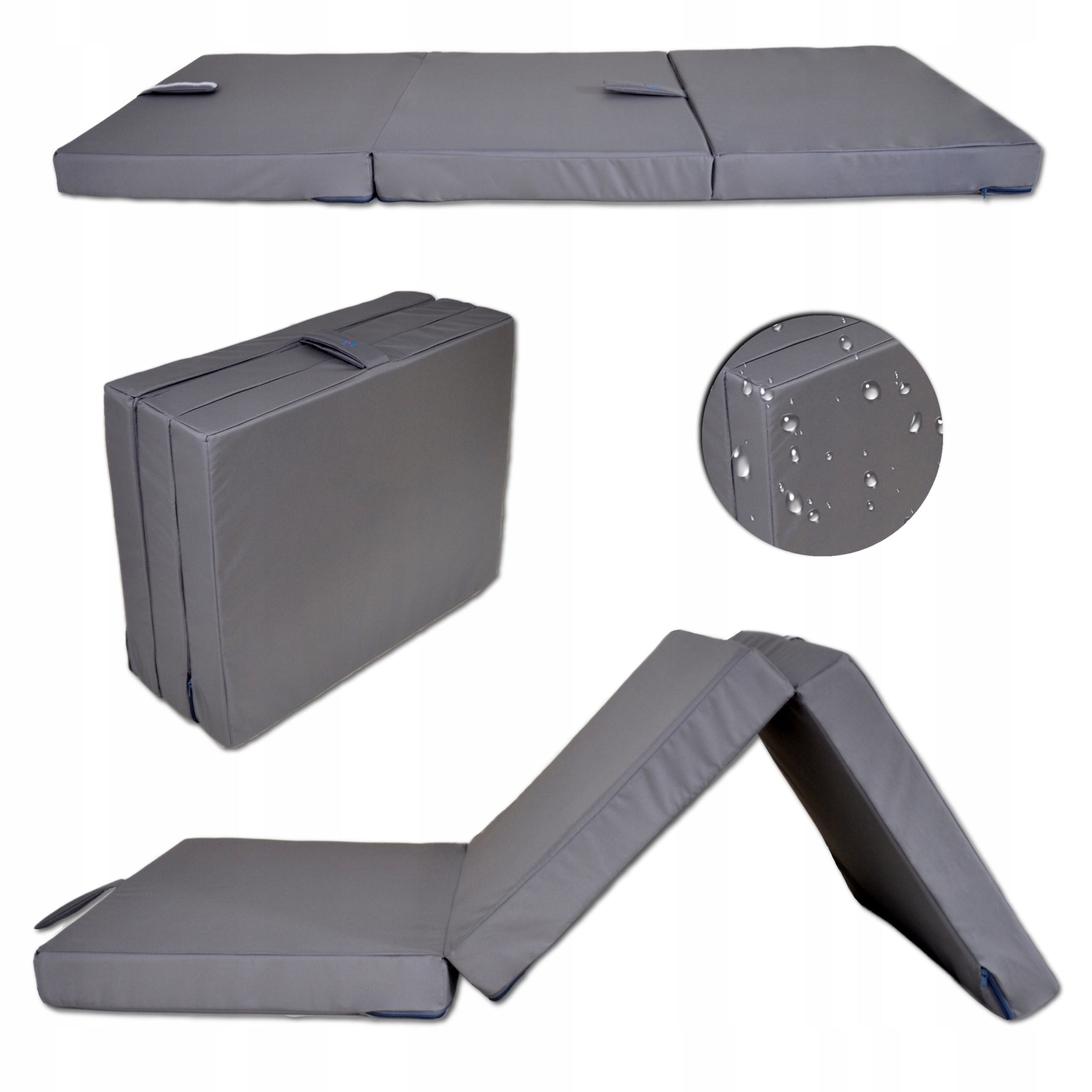 Wodoodporny Materac Turystyczny Składany 200 x 80 x 10 Polski Producent ...