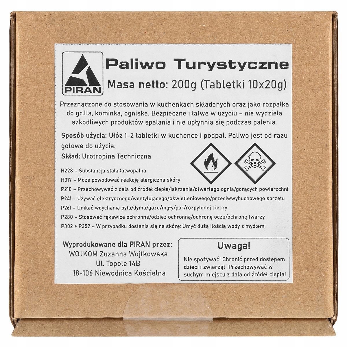 Paliwo stałe Piran do kuchenek turystycznych 10 x 20g - 5904988178094 ...