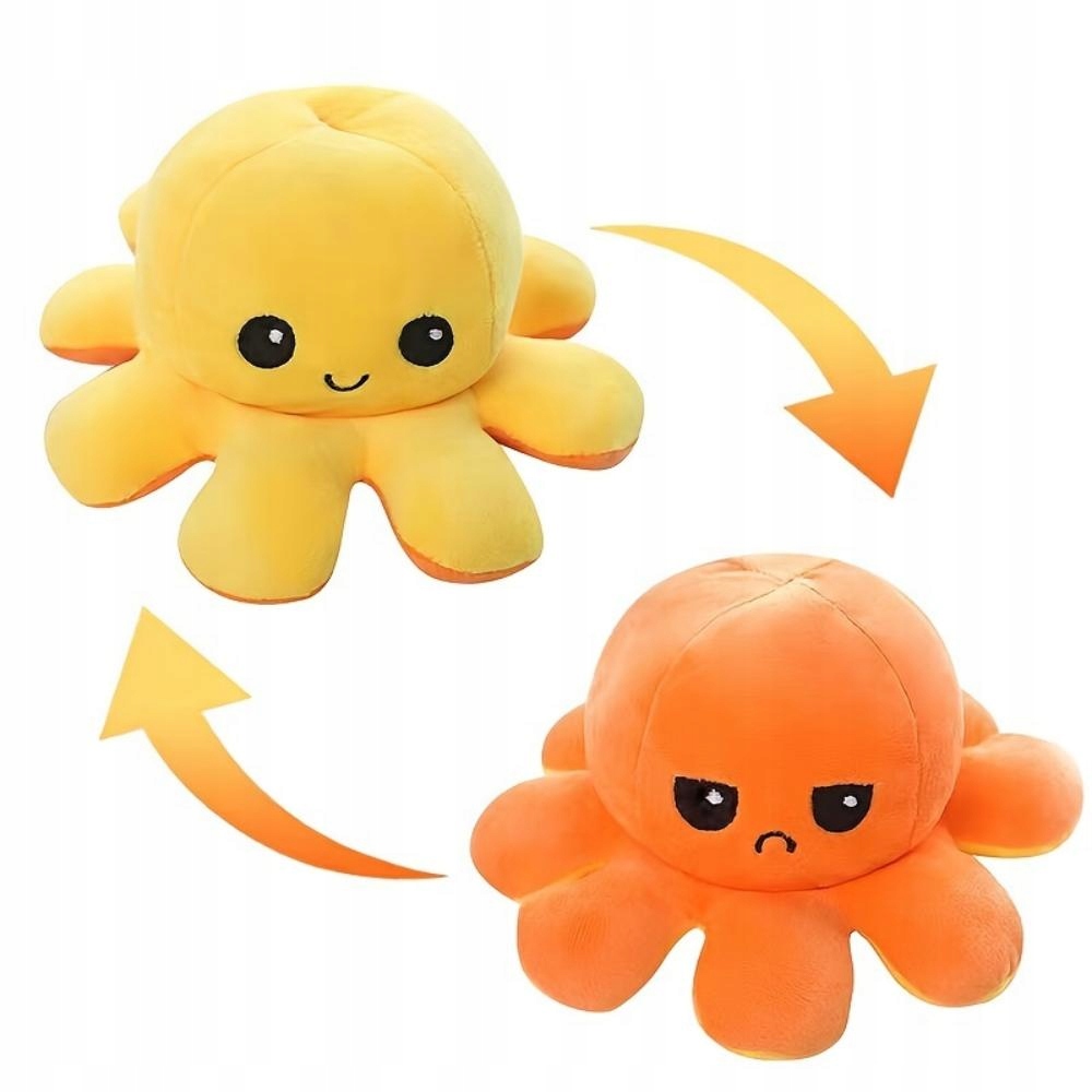Cute Flip Octopus Plush Toy 17238798982 - Allegro.pl