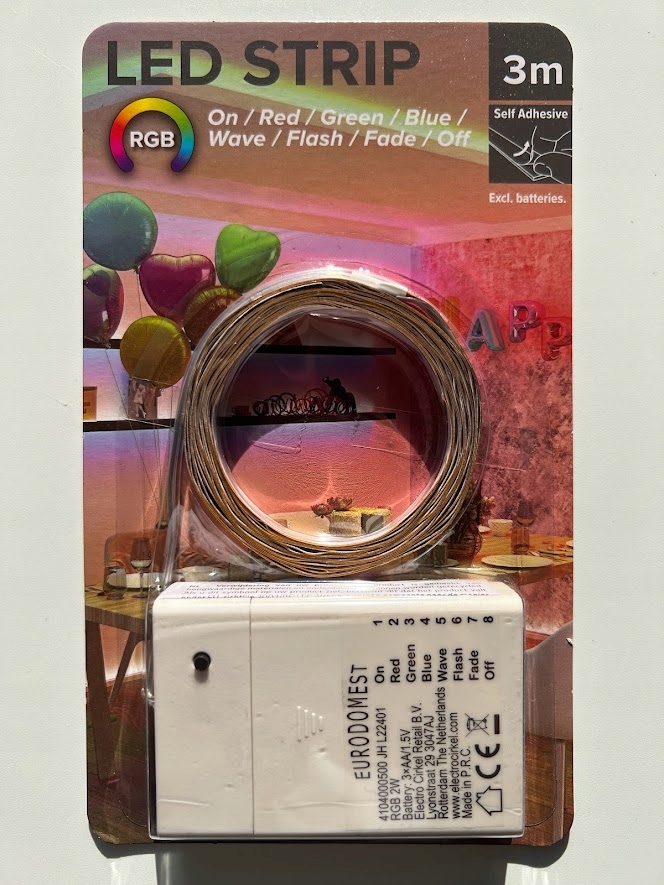 TAŚMA LED NA BATERIE 3 METRY MULTICOLOR - porównaj ceny - Allegro.pl