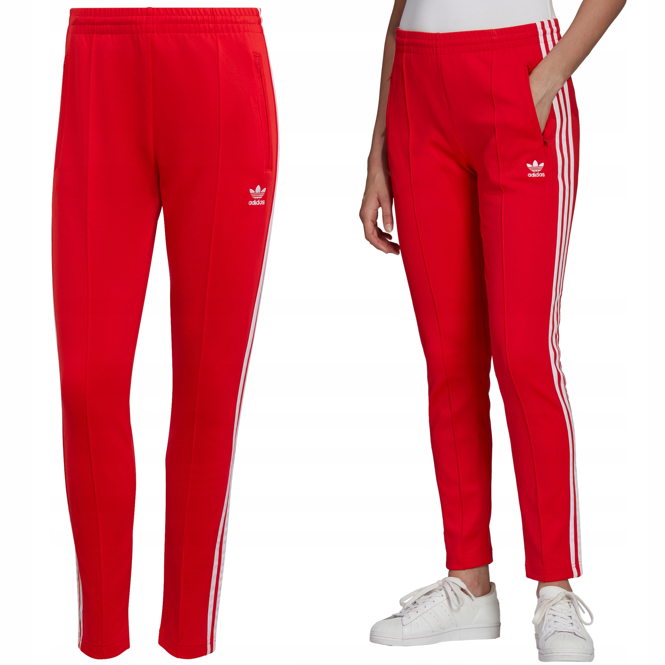 DAMSKIE SPODNIE ADIDAS DRESY SPORTOWE DRESOWE (4065423152602) • Cena ...