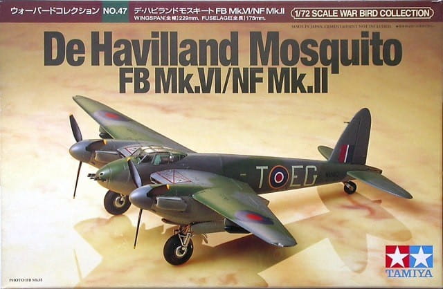 TAMIYA 60747 1:72 DE HAVILLAND MOSQUITO • Cena, Opinie • Lotnictwo ...