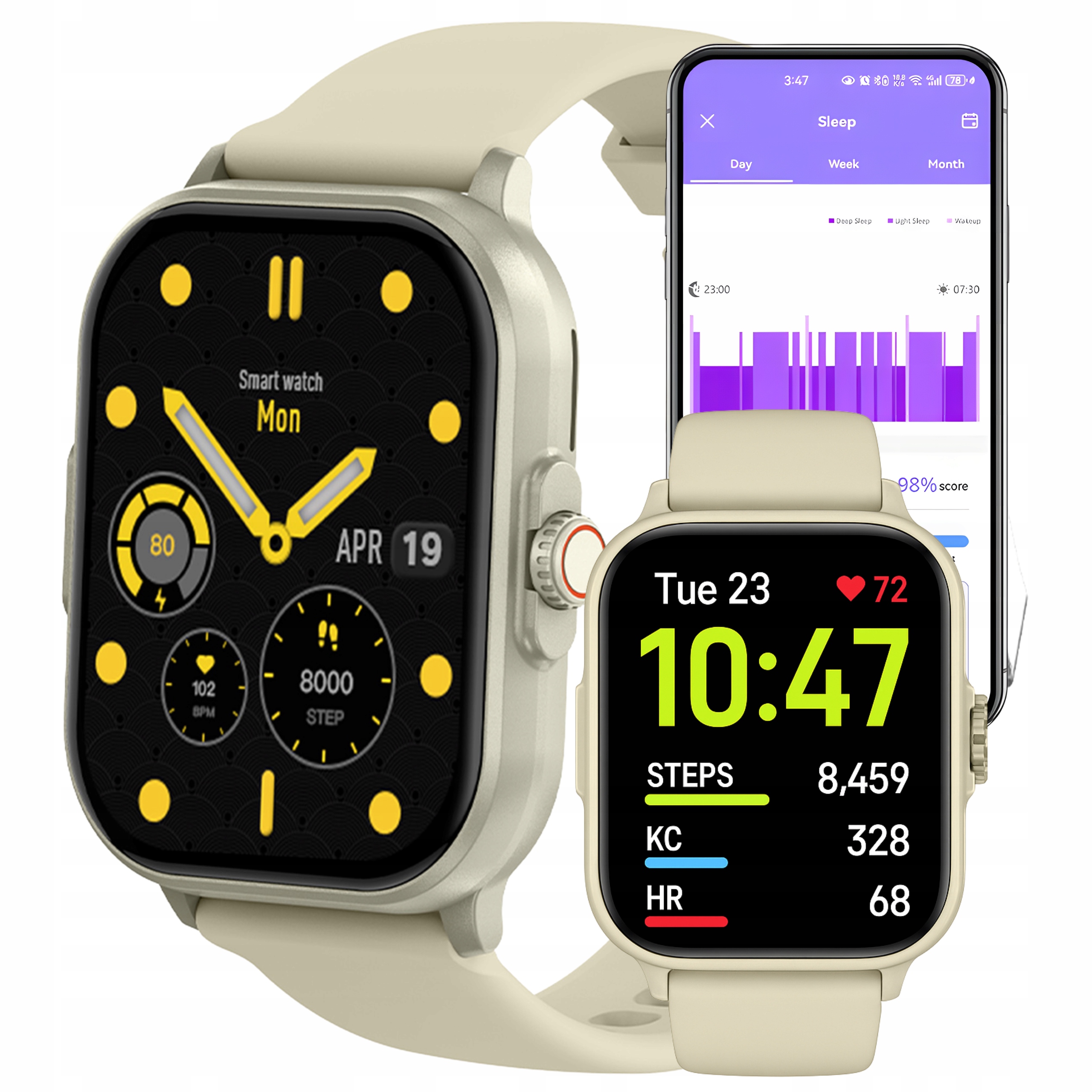 Chytré Hodinky Colmi C63 žluté, (6972436984909) • Ceny, Recenze - Allegro