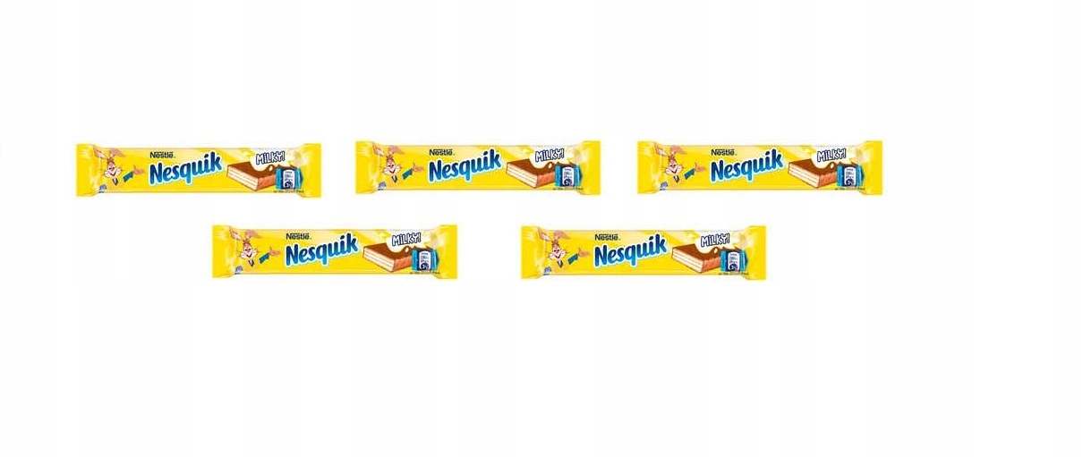 WAFELEK NESQUIK MILK CHOCOLATE 5x 26G 15180441215 - Allegro.pl