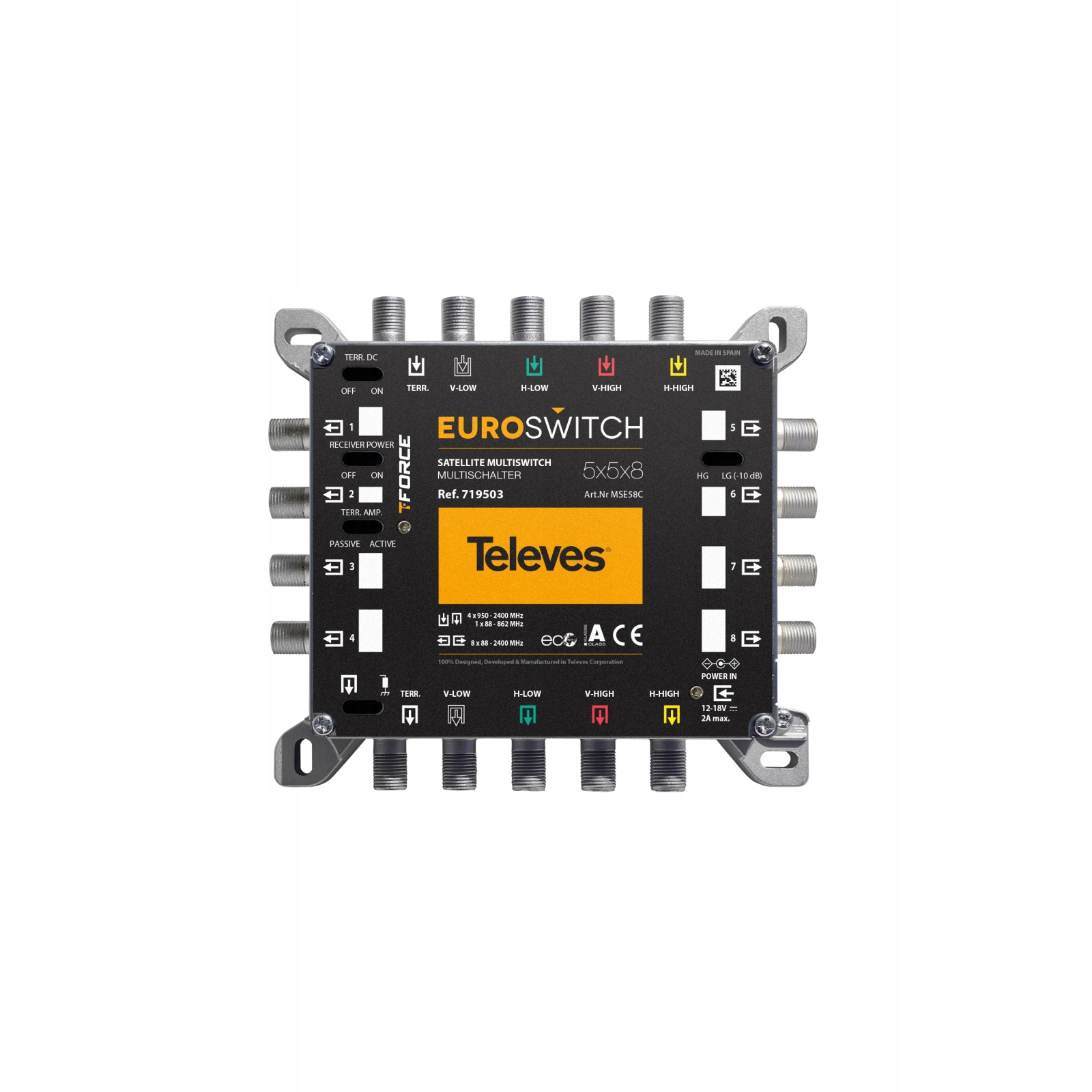 Multiswitch TELEVES 5/8 Nevoswitch Quattro 714503 - Sklep, Opinie, Cena w Allegro