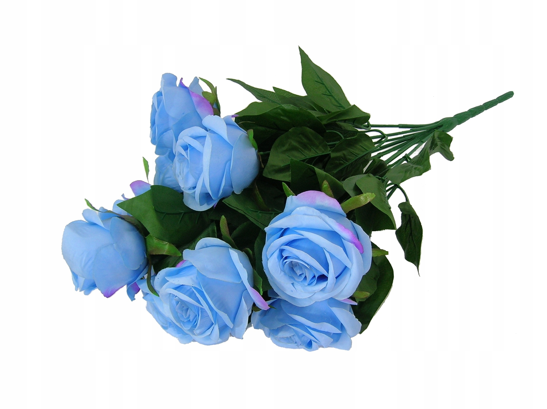 BUKIET NIEBIESKICH RÓŻ RÓŻE NIEBIESKIE • Cena, Opinie • Sztuczne kwiaty ...