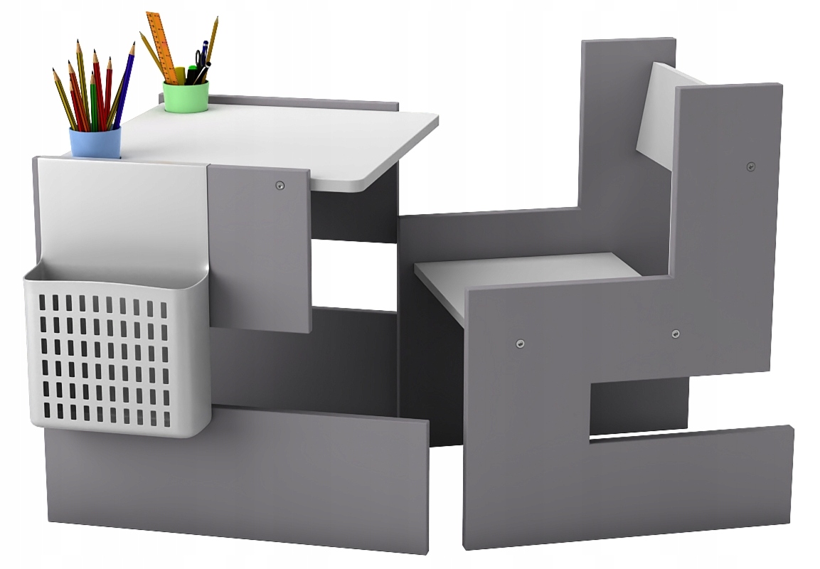 KRZESEŁKO I STOLIK BIURKO DLA DZIECKA RÓŻNE KOLORY (5905591427159 ...