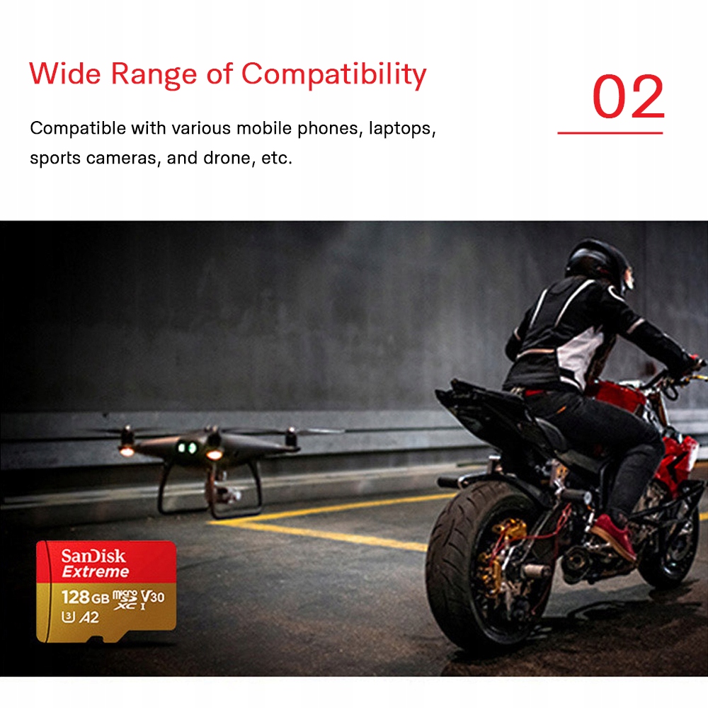 Sandisk Extreme MicroSD Card SDSQXA1-128G-ZN6MA 128G 160M A2 TF KARTA 2T - Sklep, Opinie, Cena w ...