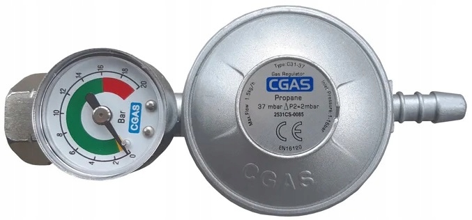 REDUKTOR GAZU BUTLI 11KG PROPAN Z MANOMETREM - Sklep, Opinie, Cena w Allegro