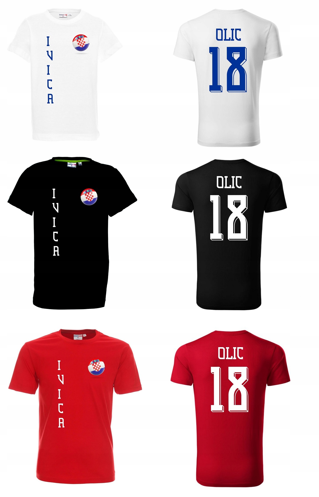 Tričko Chorvatsko IVICA OLIC 18 Jr za 442.00CZK - Allegro