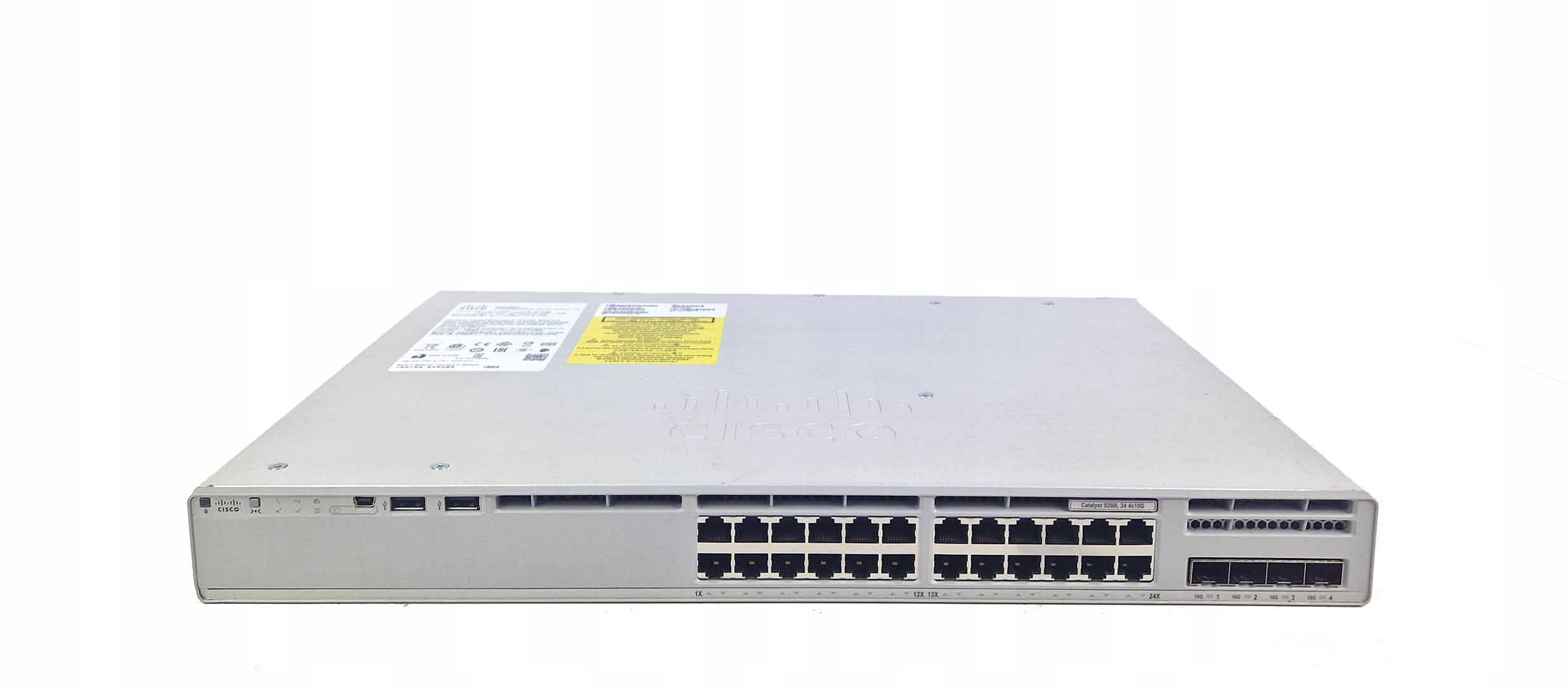 Cisco C9200L-24T-4X-E Catalyst 9200L 24-Port Gigabit Switch 4x10G ...