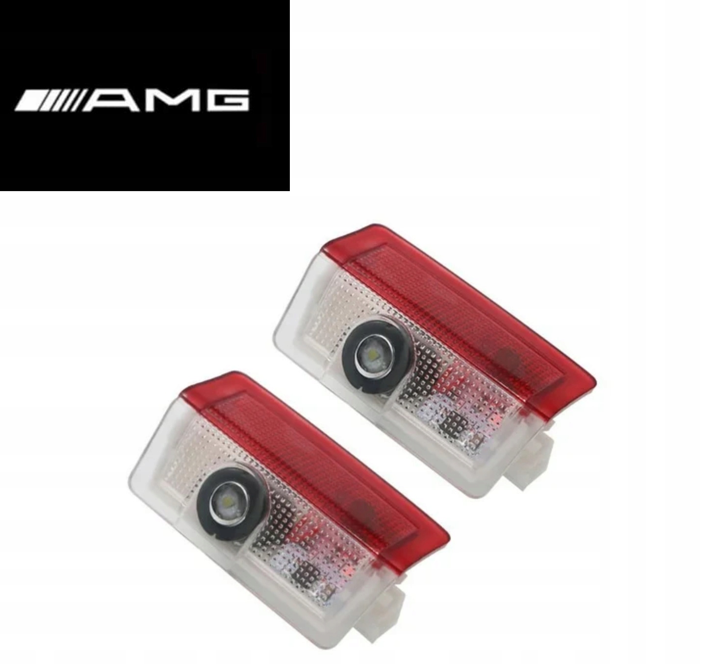 HD LED PROJEKTOR LOGA AMG HOLOGRAM MERCEDES W212 W213 W205 GLA GLC GLE GLS, (5906954713520 ...