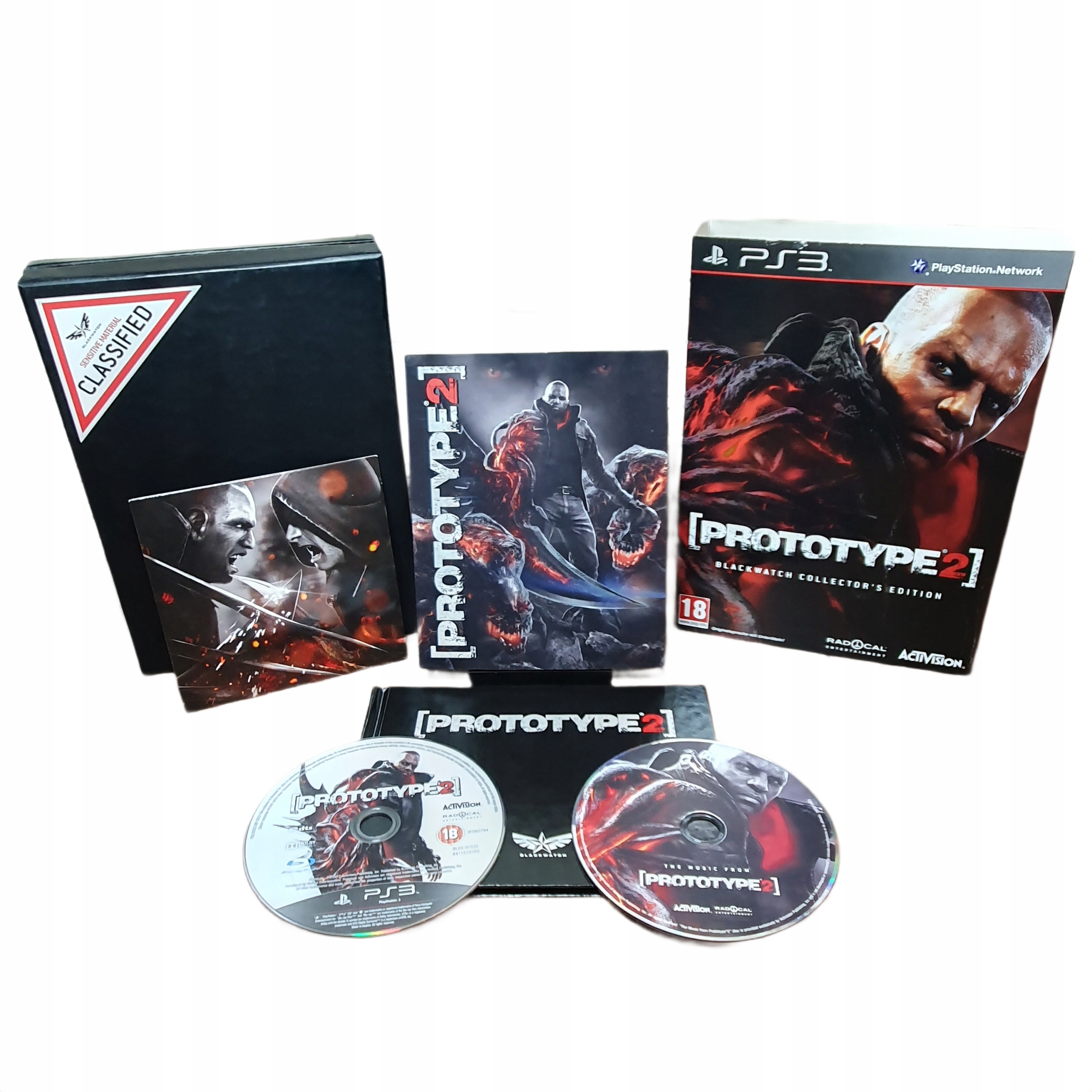 PROTOTYPE 2 - BLACKWATCH niemiecka EDYCJA KOLEKCJONERSKA PlayStation 3 (PS3) pudełkowa - Stan ...
