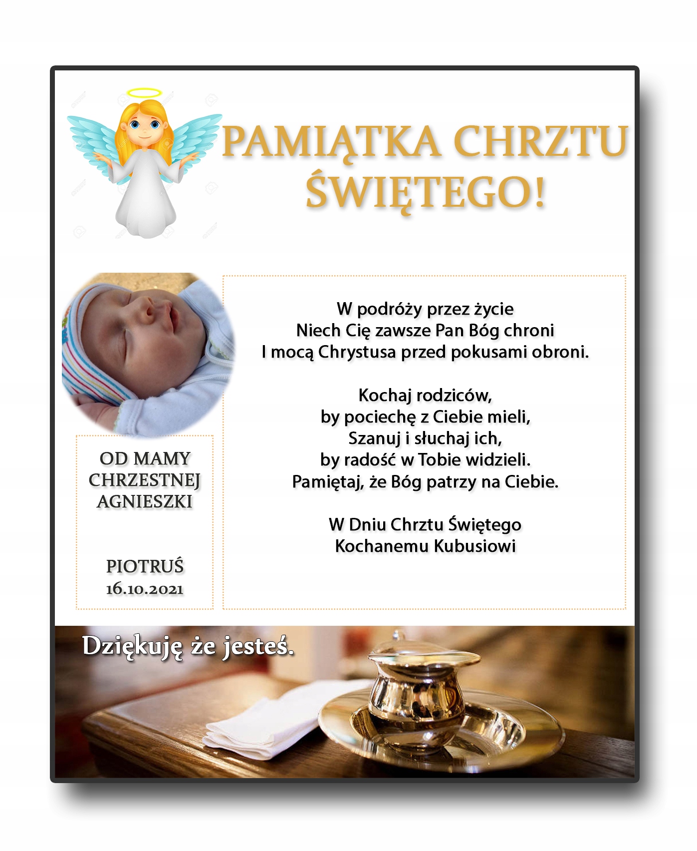 Pamiątka Chrztu Świętego od Matki Chrzestnej 11384107250 - Allegro.pl Pamiątka Chrztu Świętego od Matki Chrzestnej 11384107250 - Allegro.pl