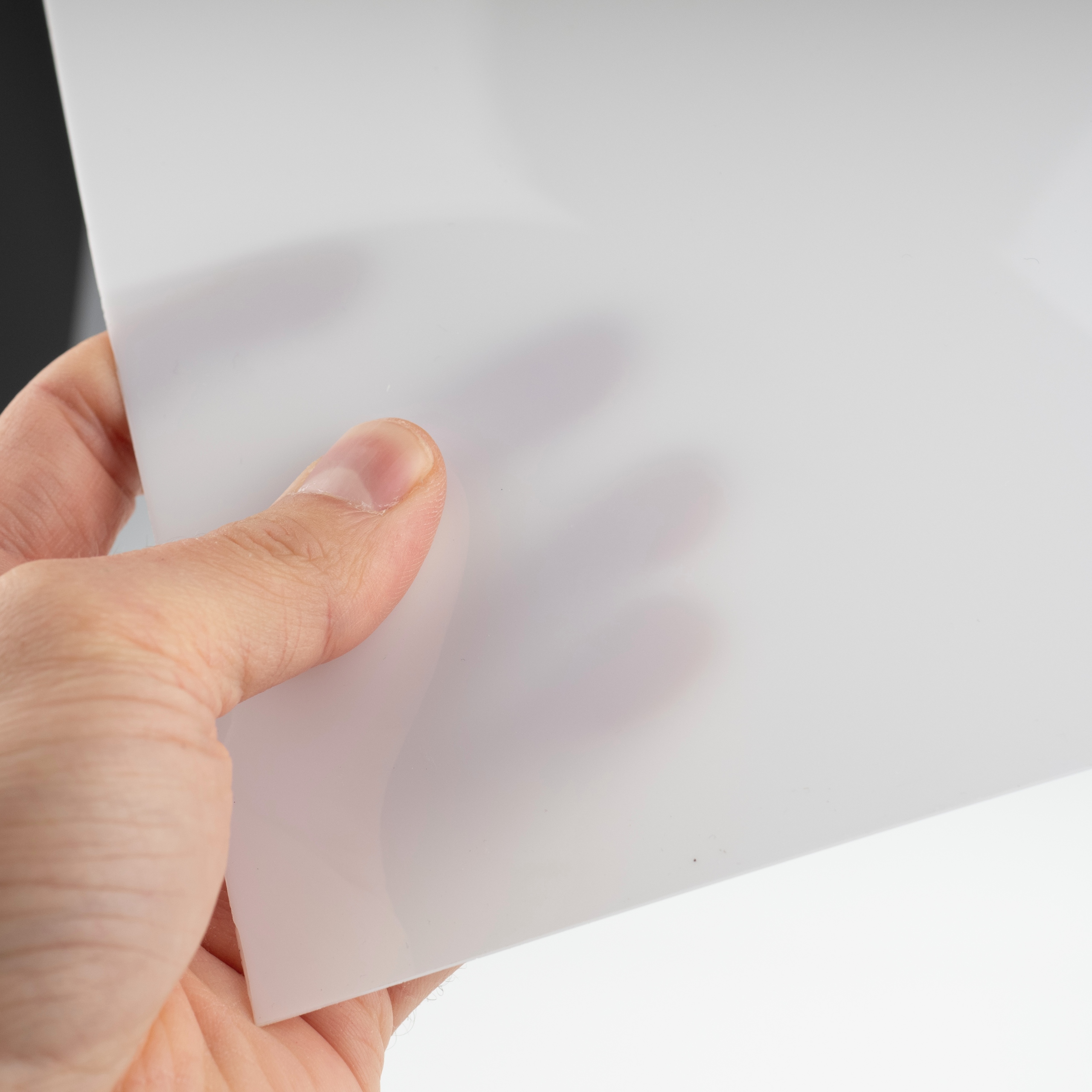 MLÉČNÁ DESKA BÍLÁ MODELÁŘSKÁ OPÁL 1mm 25x33cm PET polyester PVC HIPS ...