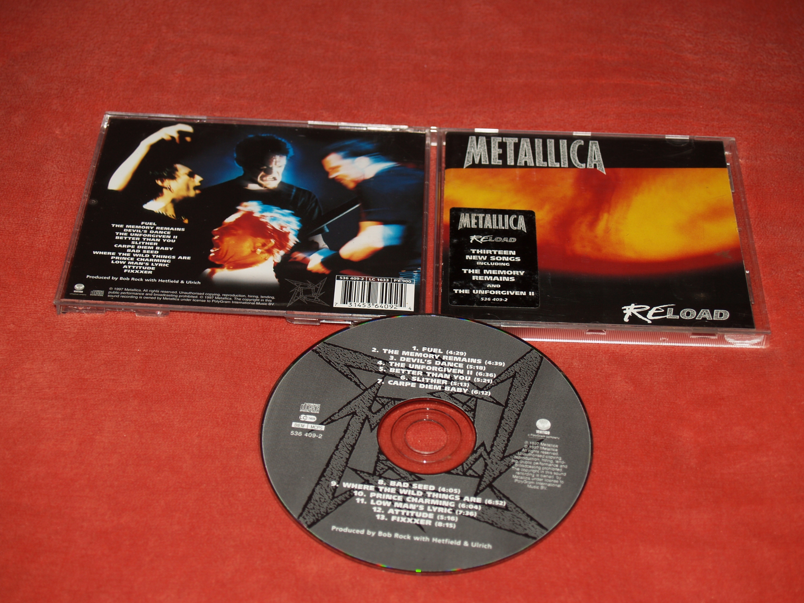 METALLICA Reload 1997 17564265449 - Sklepy, Opinie, Ceny w Allegro