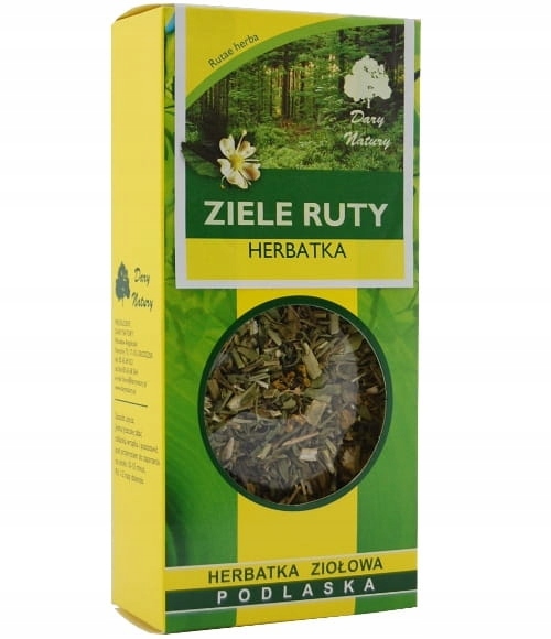Dary natury ziele ruty 50g herbatka ziołowa • Cena, Opinie - Allegro