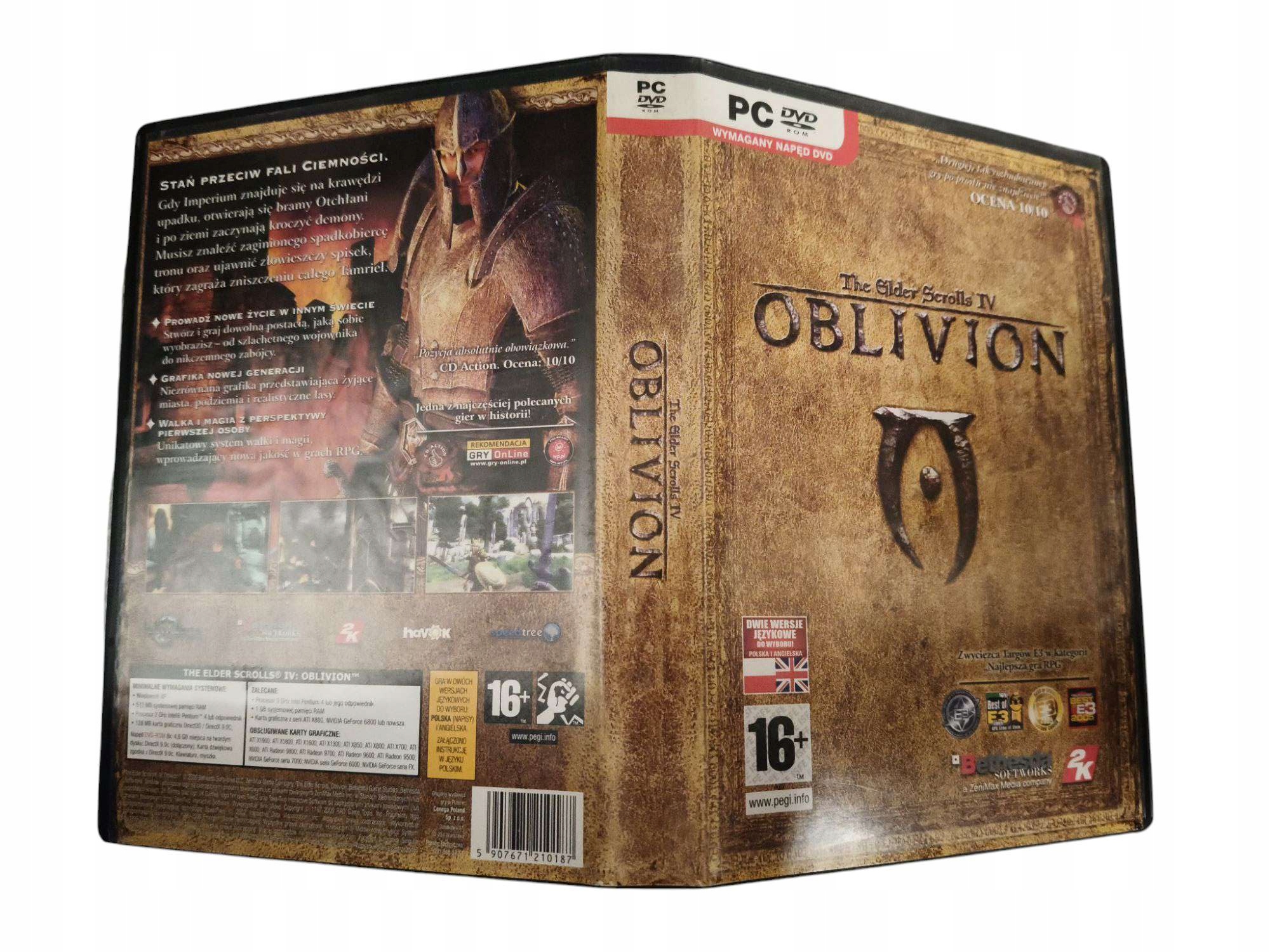 The Elder Scrolls IV: Oblivion PC - Stan: Używany 65.00PLN - Sklepy ...