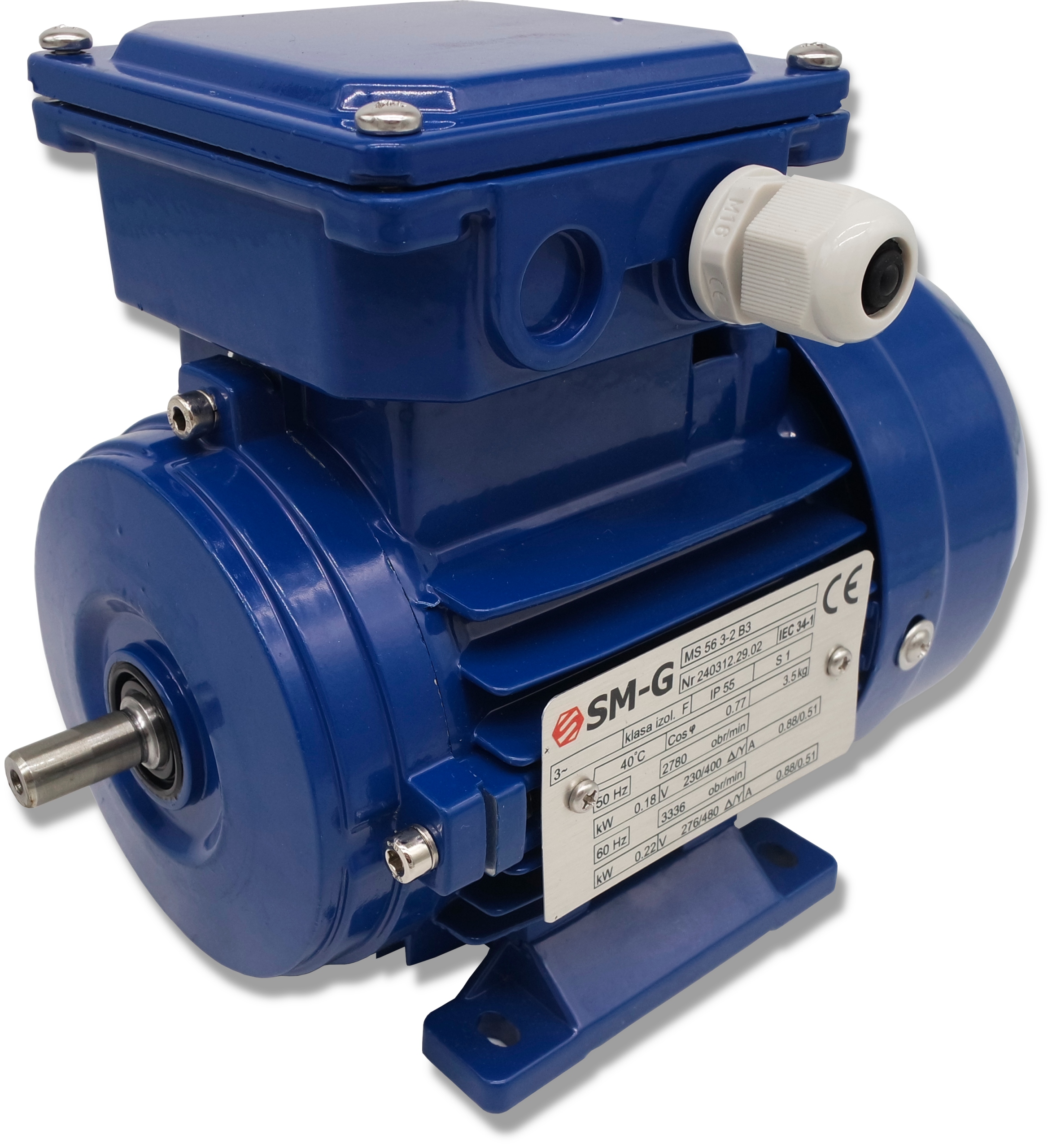 ELEKTRICKÝ MOTOR 0,18 kW 400 V 2780 OBR 3FÁZOVÝ za 55.08EUR - Allegro