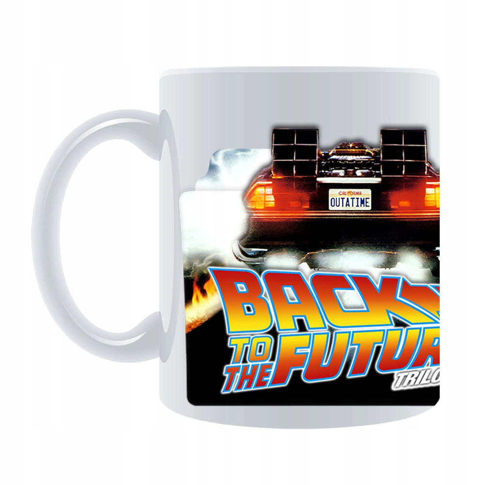 Kubek ceramika 330 ml Michael J. Fox Christopher Lloyd prezent vhs film ...