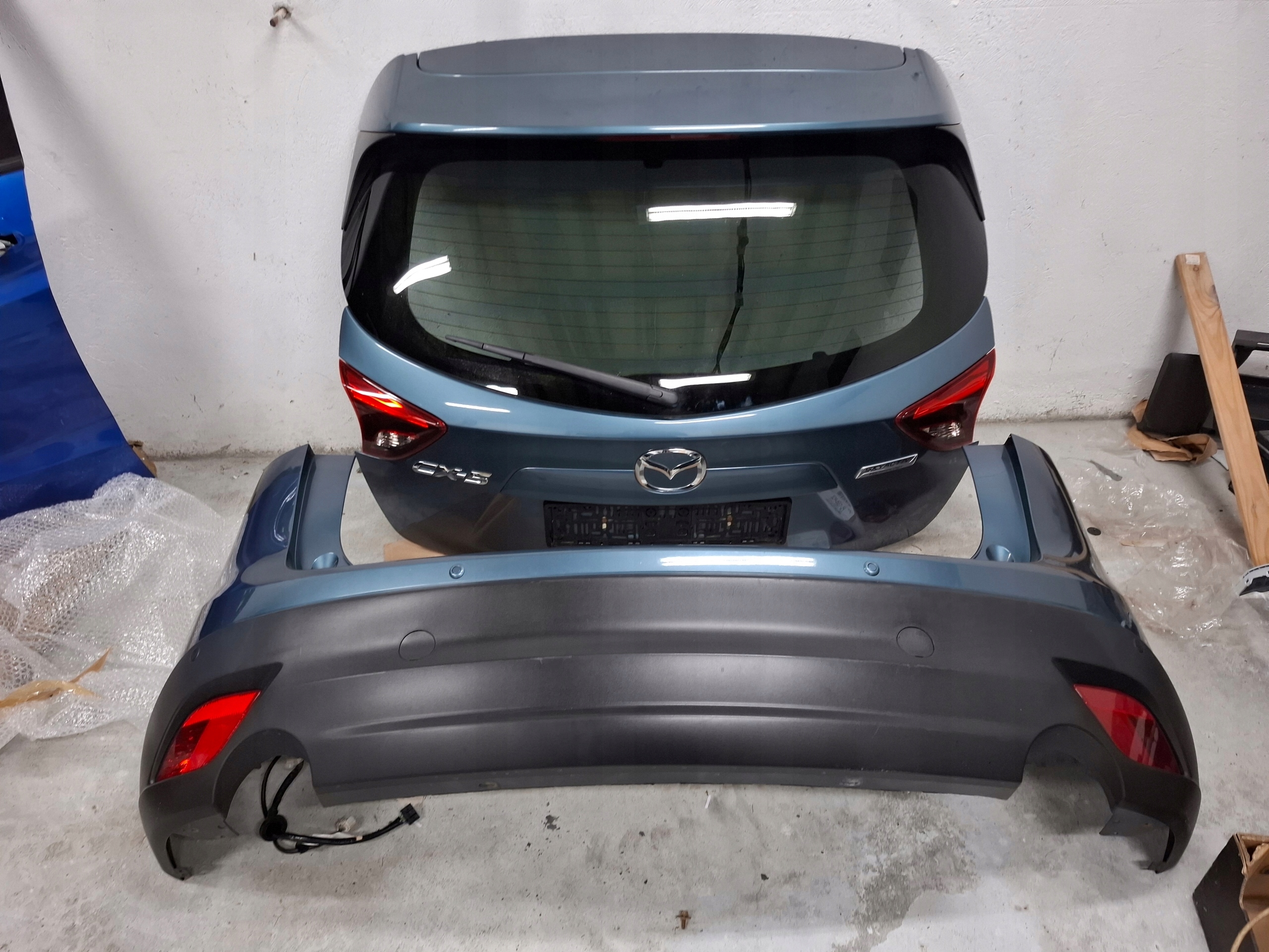 MAZDA CX5 KLAPA BAGAZNIKA KOMPLETNA ZDERZAK TYŁ PDC W KOLOR LIFT 14-19 ...