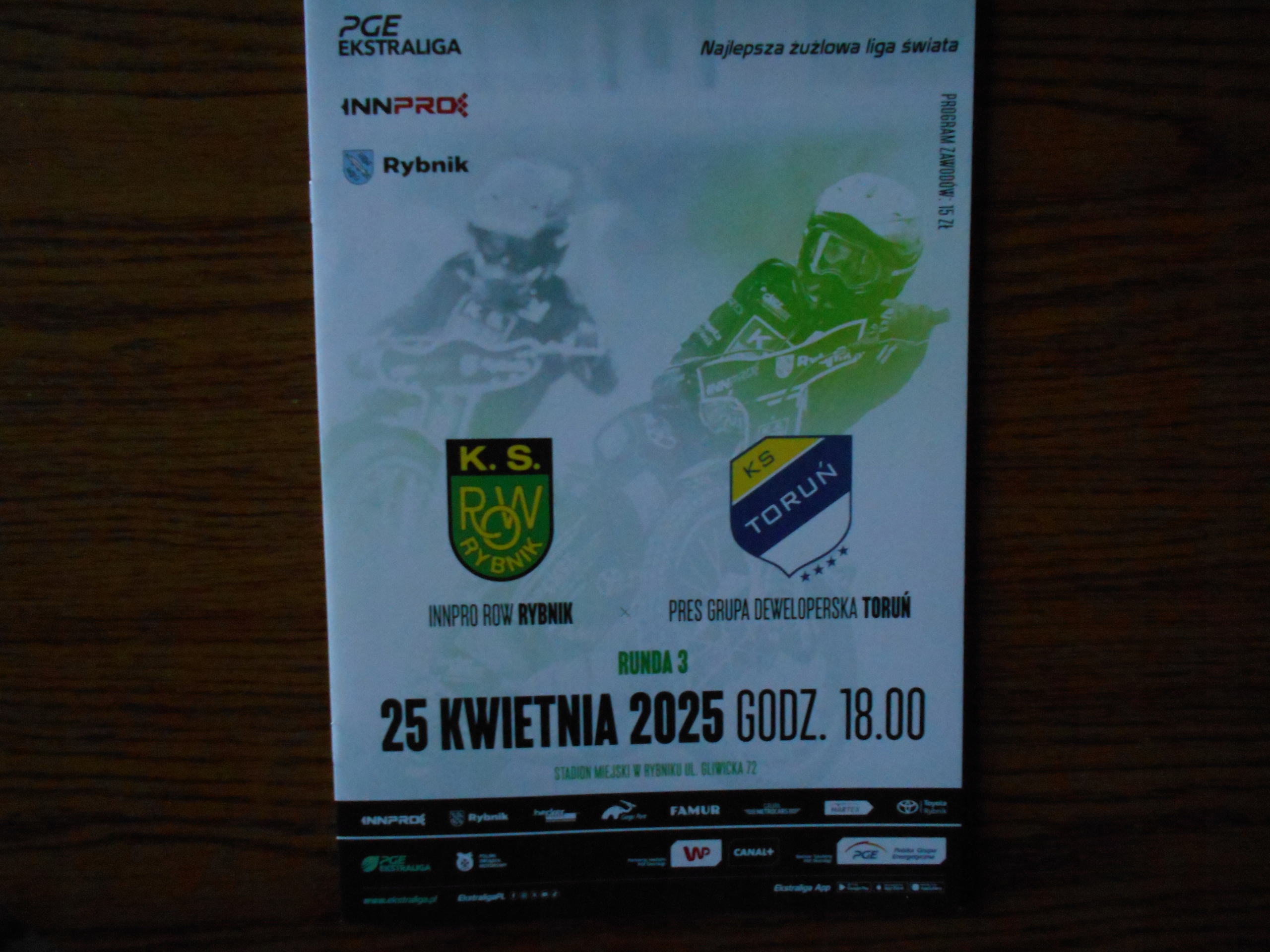 Liga ROW Rybnik - Apator Toruń 2025 - 18120549998 - Allegro