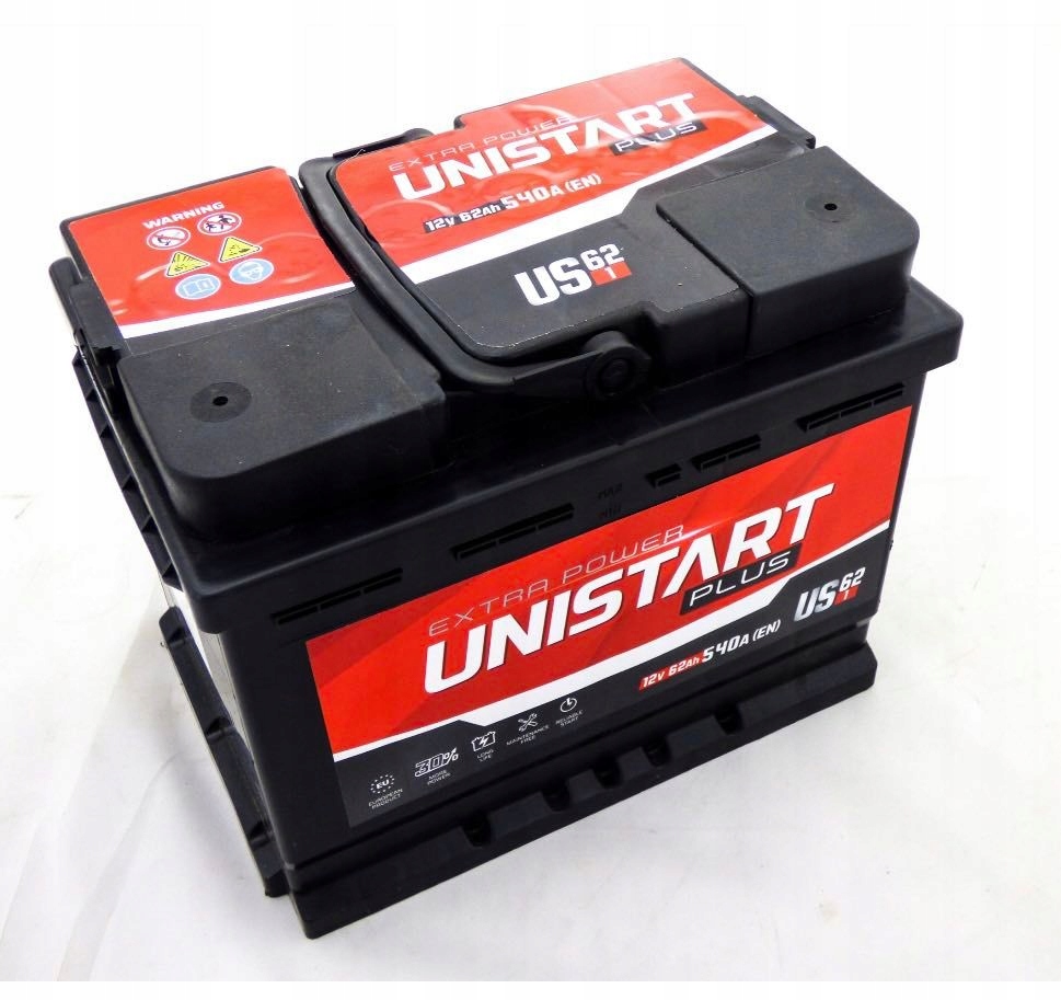 AKUMULATOR 62AH 540A L+ Long Life UNISTART PLUS za 225.00PLN z WARSZAWA ...