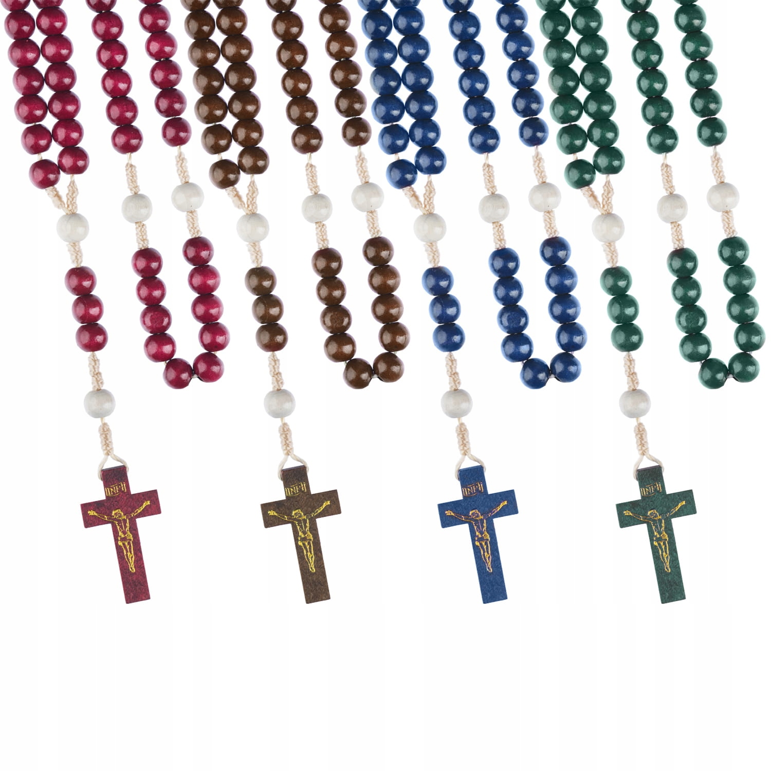 Różaniec - drewno - 10 mm • Cena, Opinie • Różańce 16692638006 • Allegro