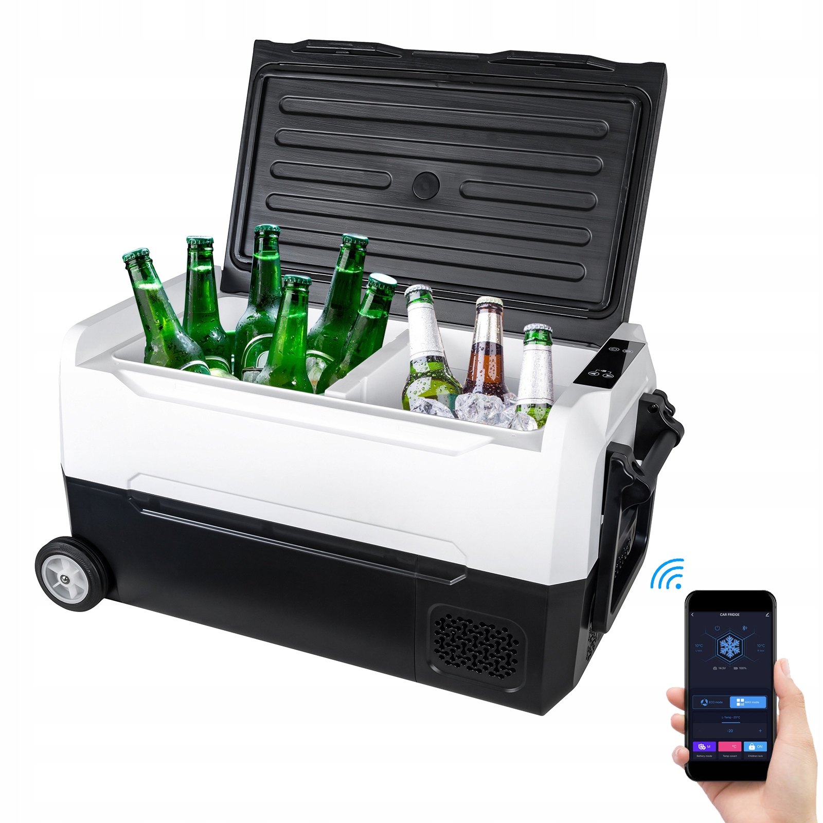 ELECWISH Lodówka turystyczna kompresorowa 35L APP Bluetooth - FA2001 ...