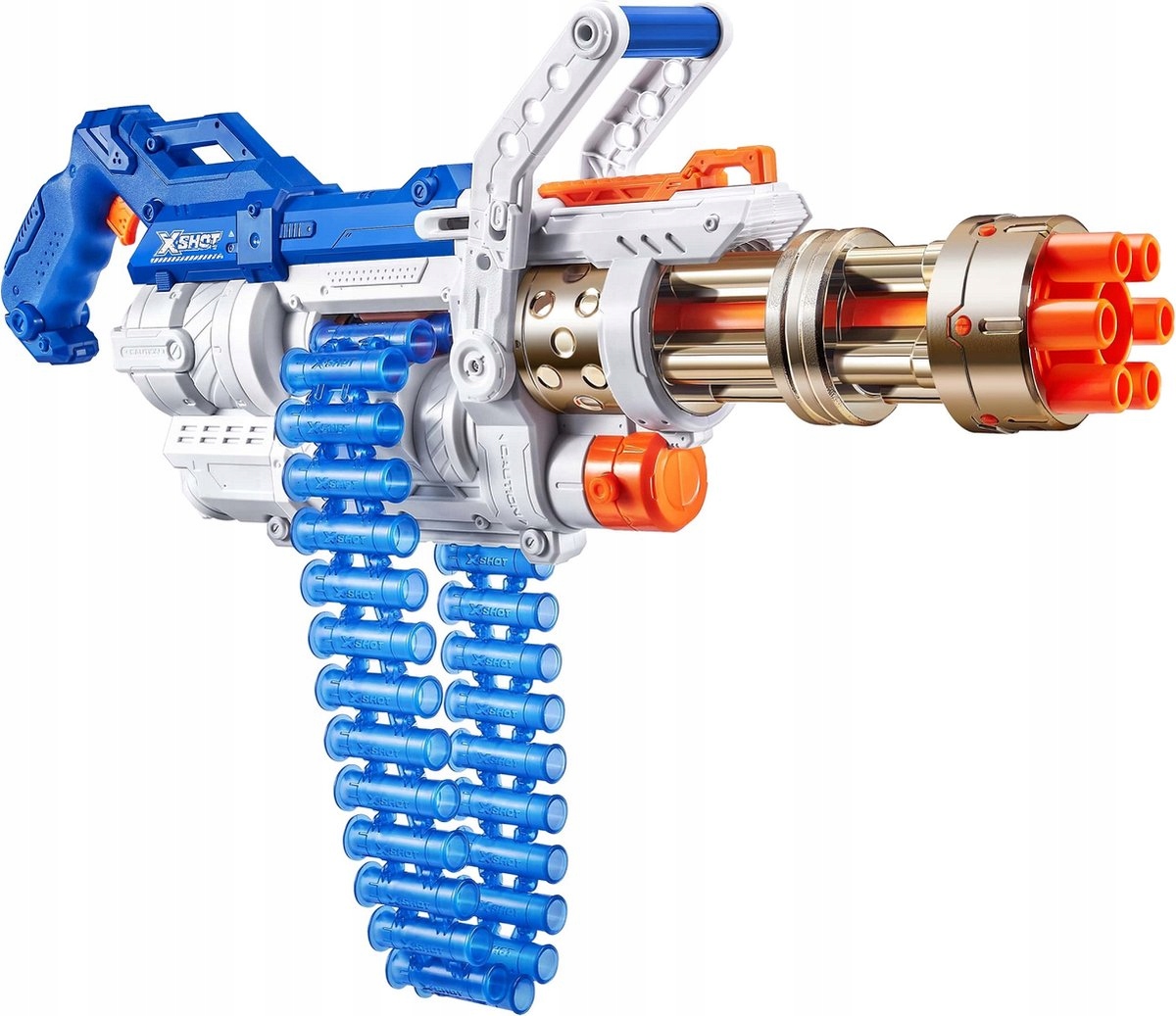 Karabin X-Shot Minigun Omega Royale + 30 strzałek Nerf • Opinie - Allegro