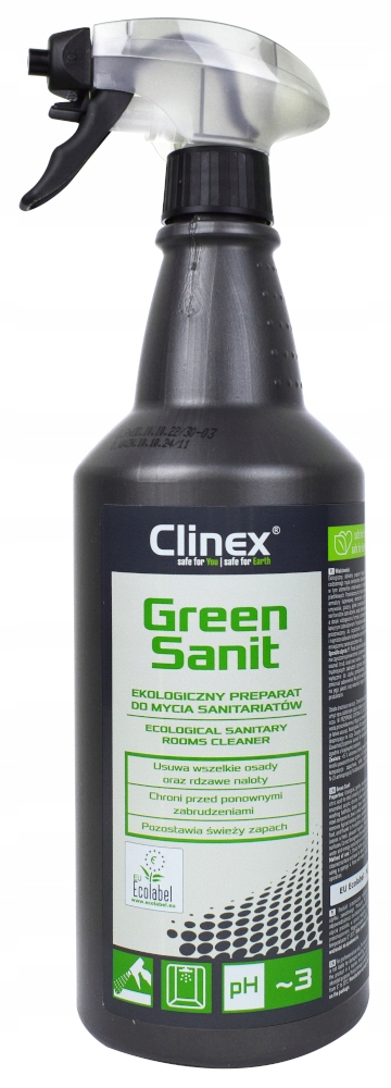 Clinex Green Sanit 1L Ekologiczny płyn do łazienek (5907513271567 ...