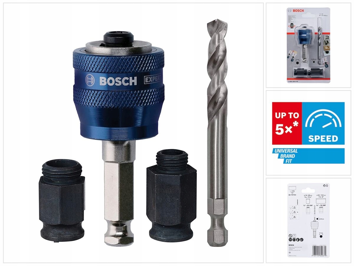 Bosch Zestaw PowerChange Adapter do otwornic Bosch • Cena, Opinie - Allegro