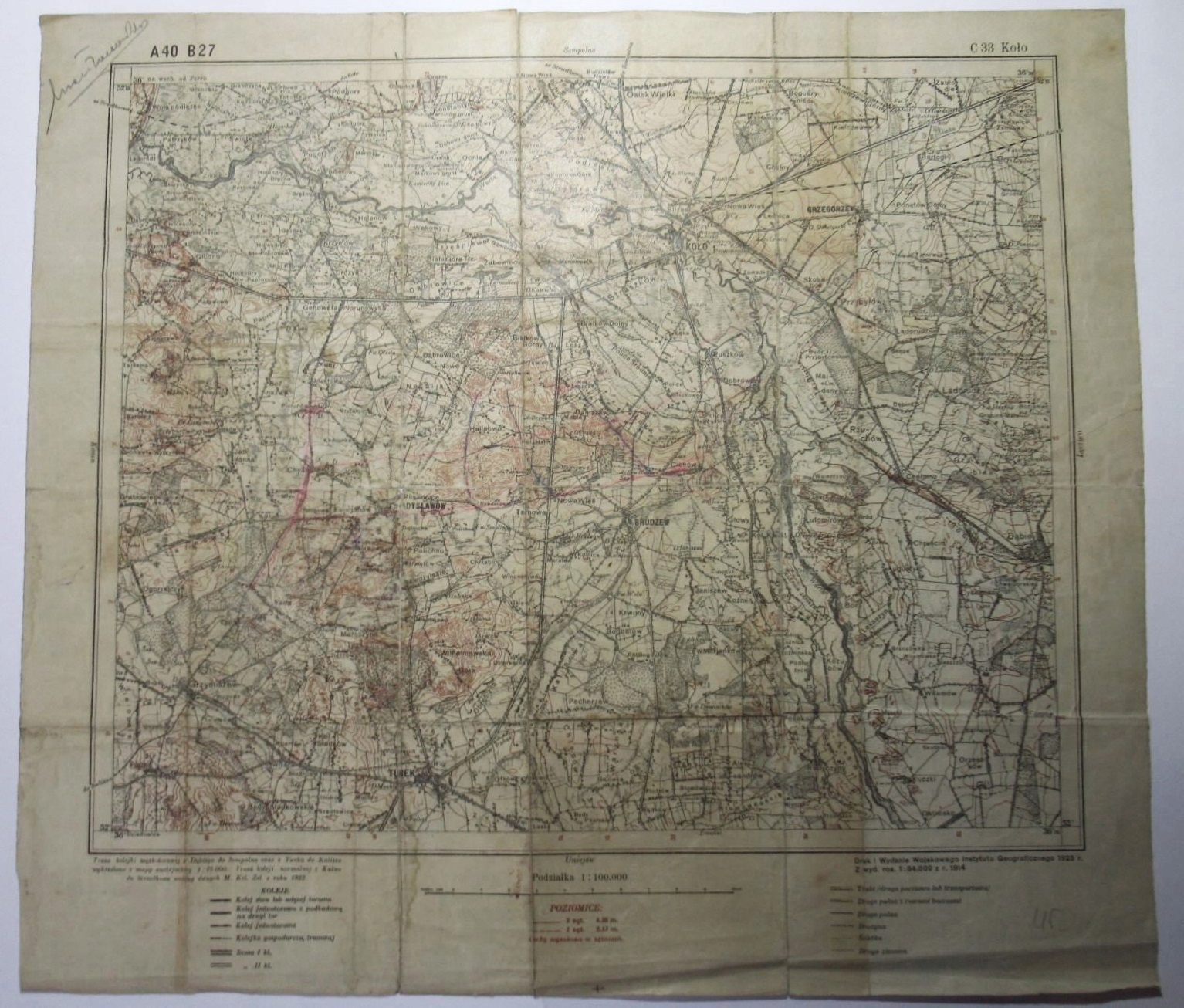 Stara Mapa Turek - Niska cena na Allegro.pl