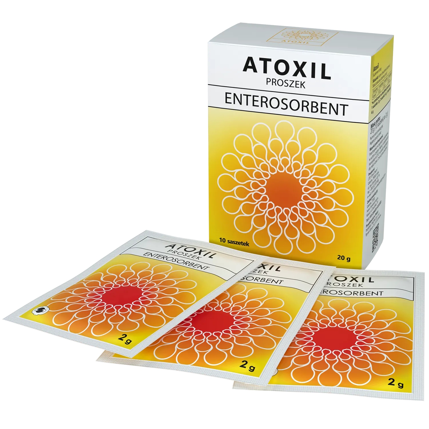 Atoxil Enterosorbent proszek, przewód pokarmowy, biegunka, 10 saszetek ...