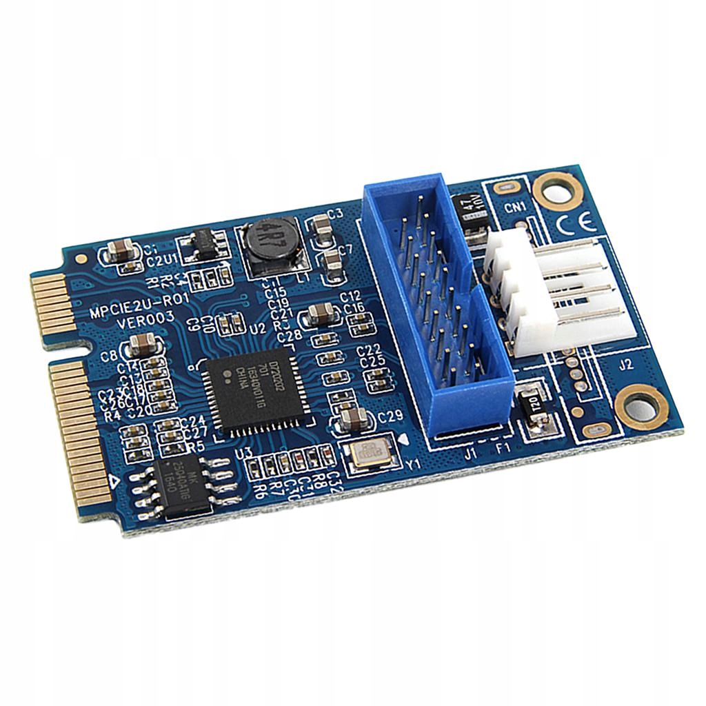 Mini PCIe na 19pin Header USB3.0 karta Mini PCIE na za 389 Kč od ...