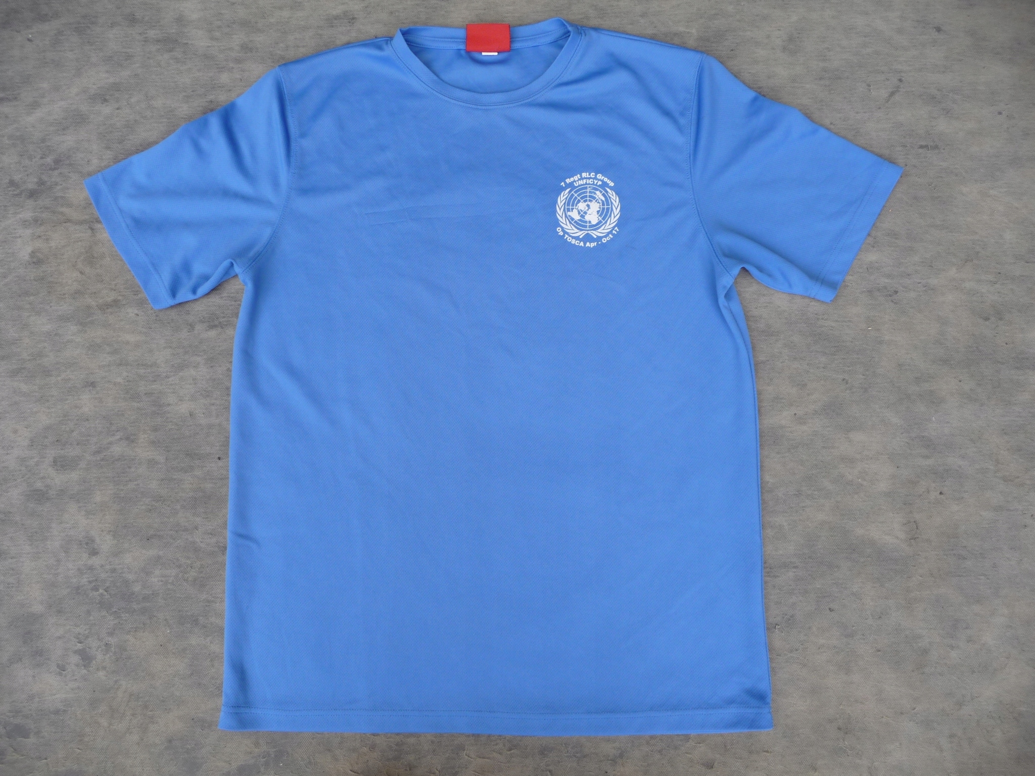 KOSZULKA TERMOAKTYWNA BŁĘKITNA UN ONZ LOGO R.40 12284524643 - Allegro.pl