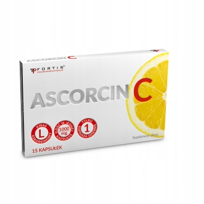 Suplement diety, Ascorcin C 1000 mg, 20x15kaps. | Sklep EMPIK.COM