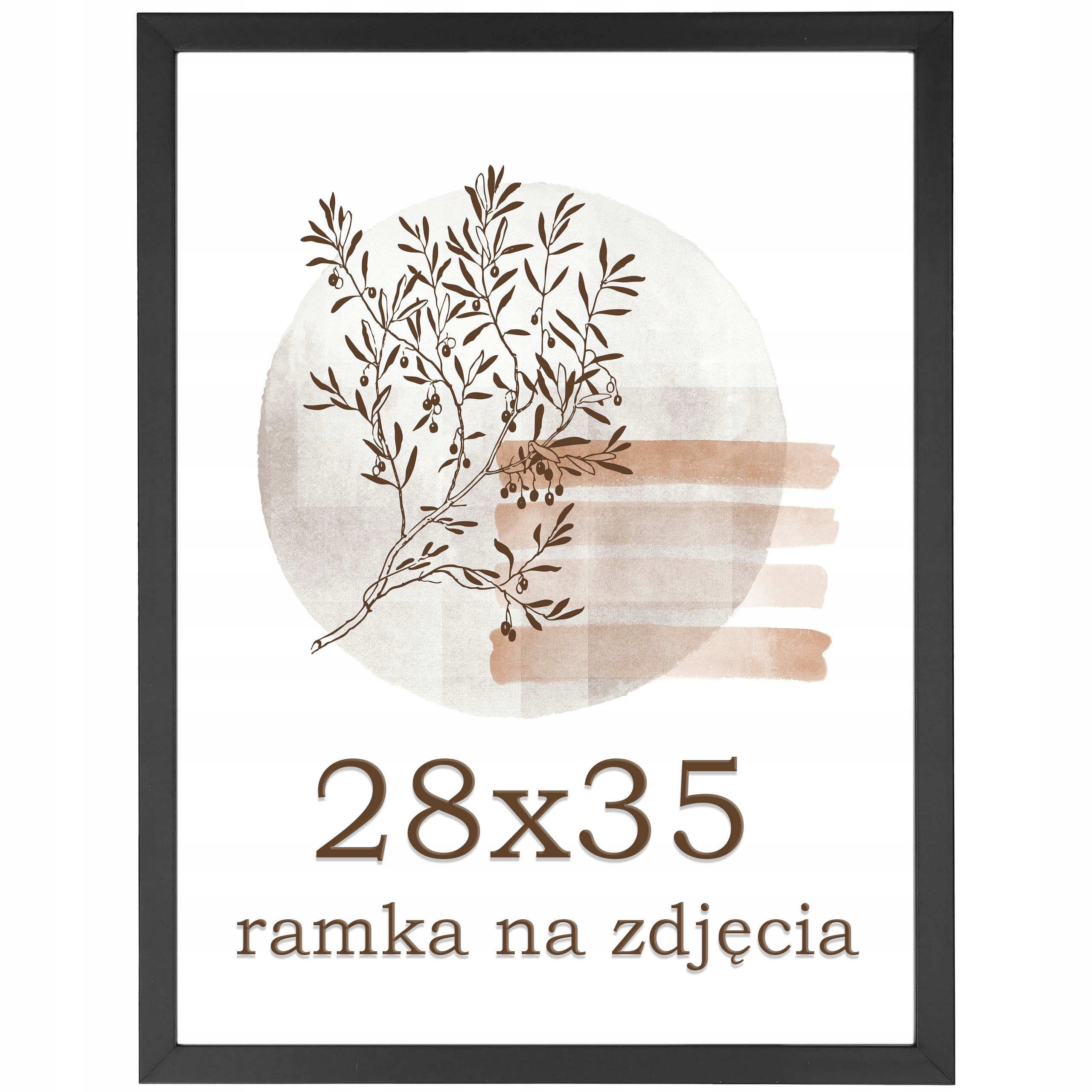 Ramka na zdjęcia 28x35 ramki na ścianę czarna rama (5903822662775 ...